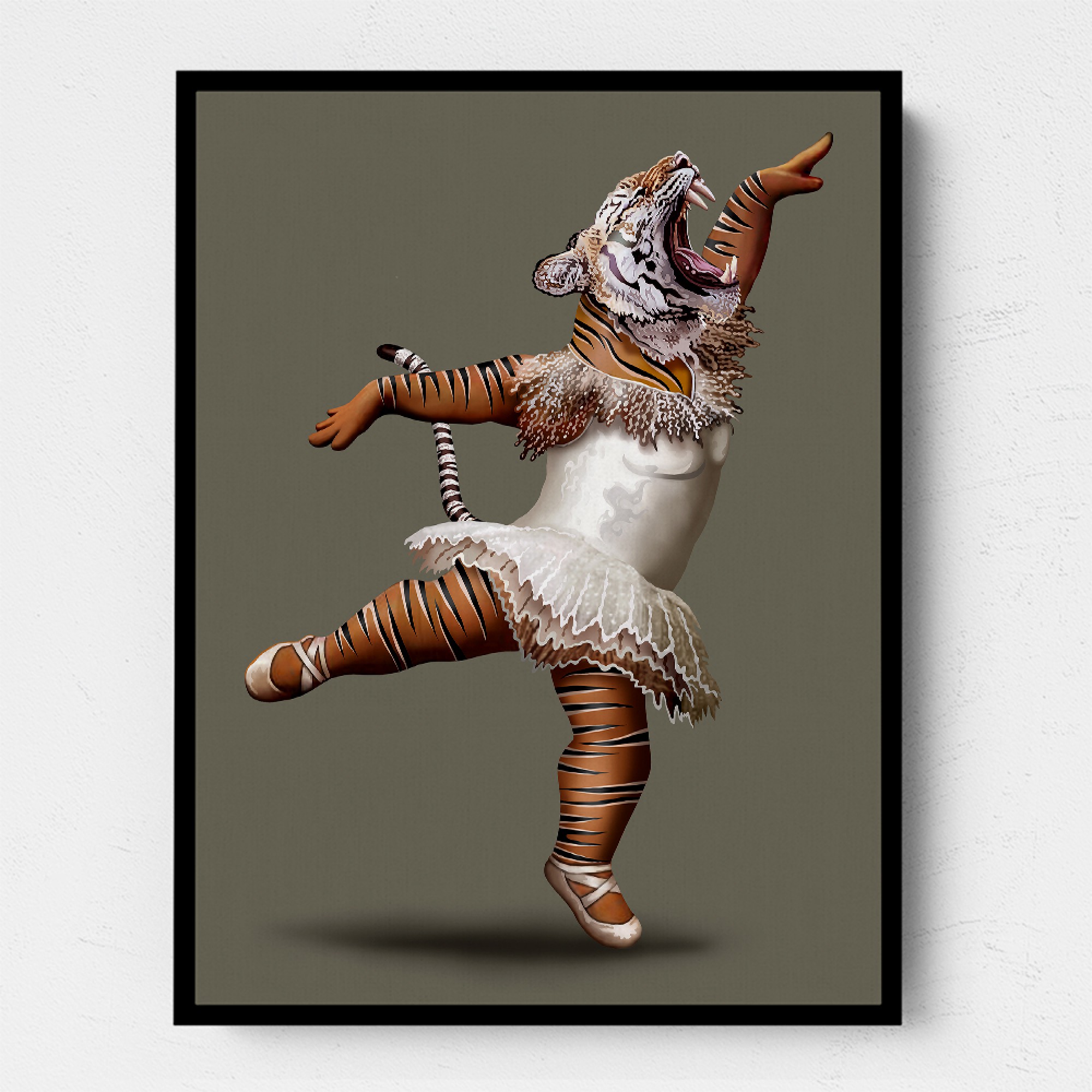 Tiger Ballet Wall Art