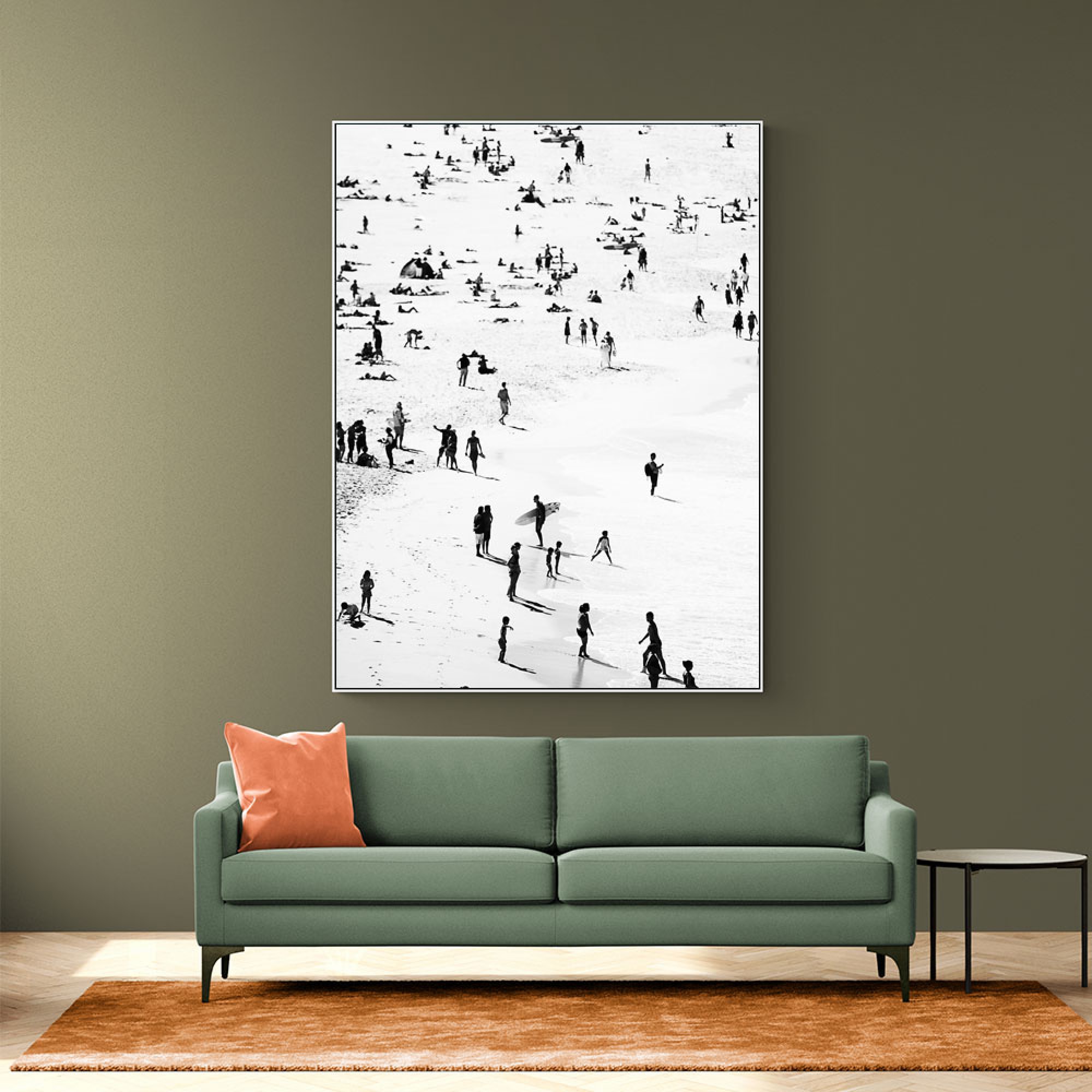 Beach Silhouettes Wall Art