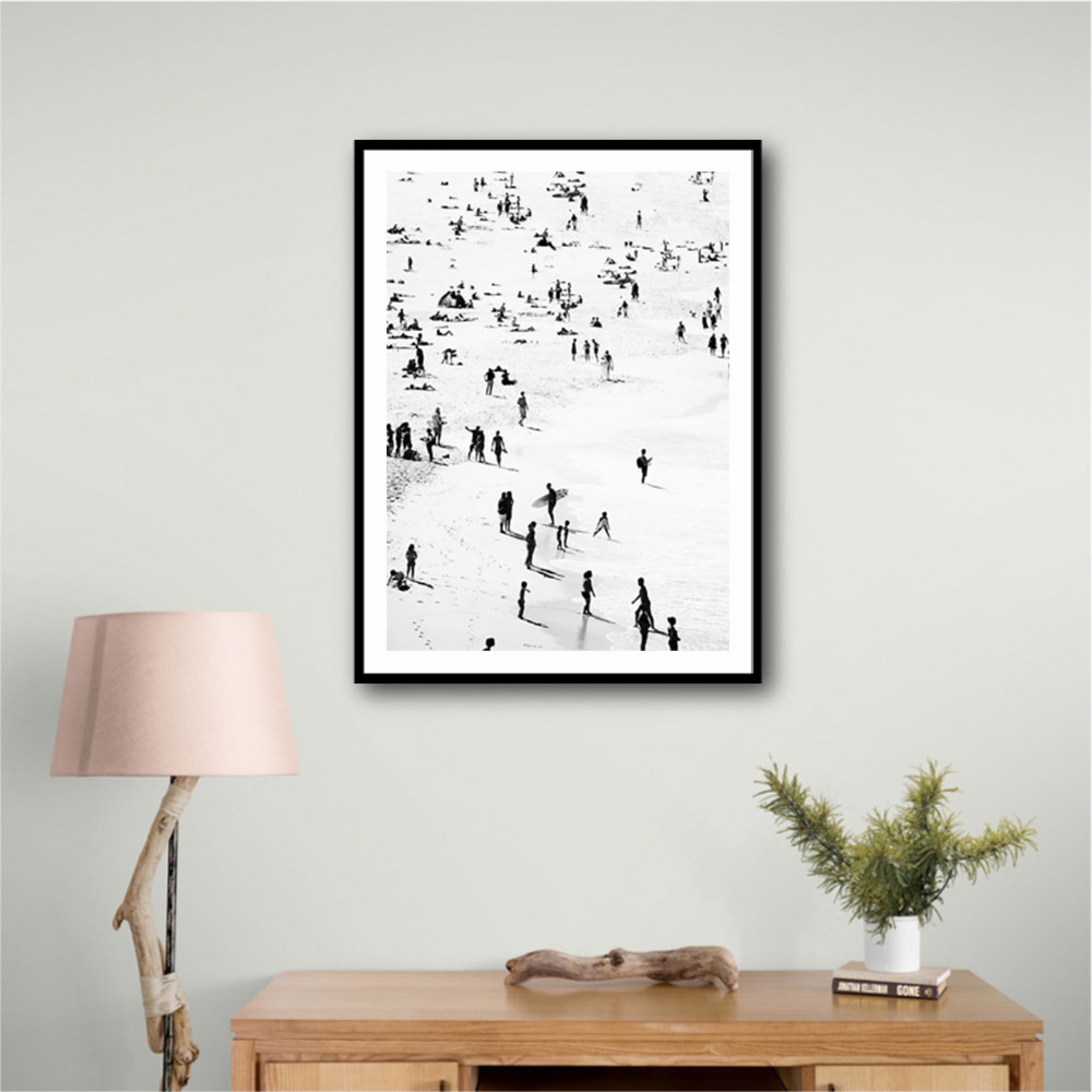 Beach Silhouettes Wall Art