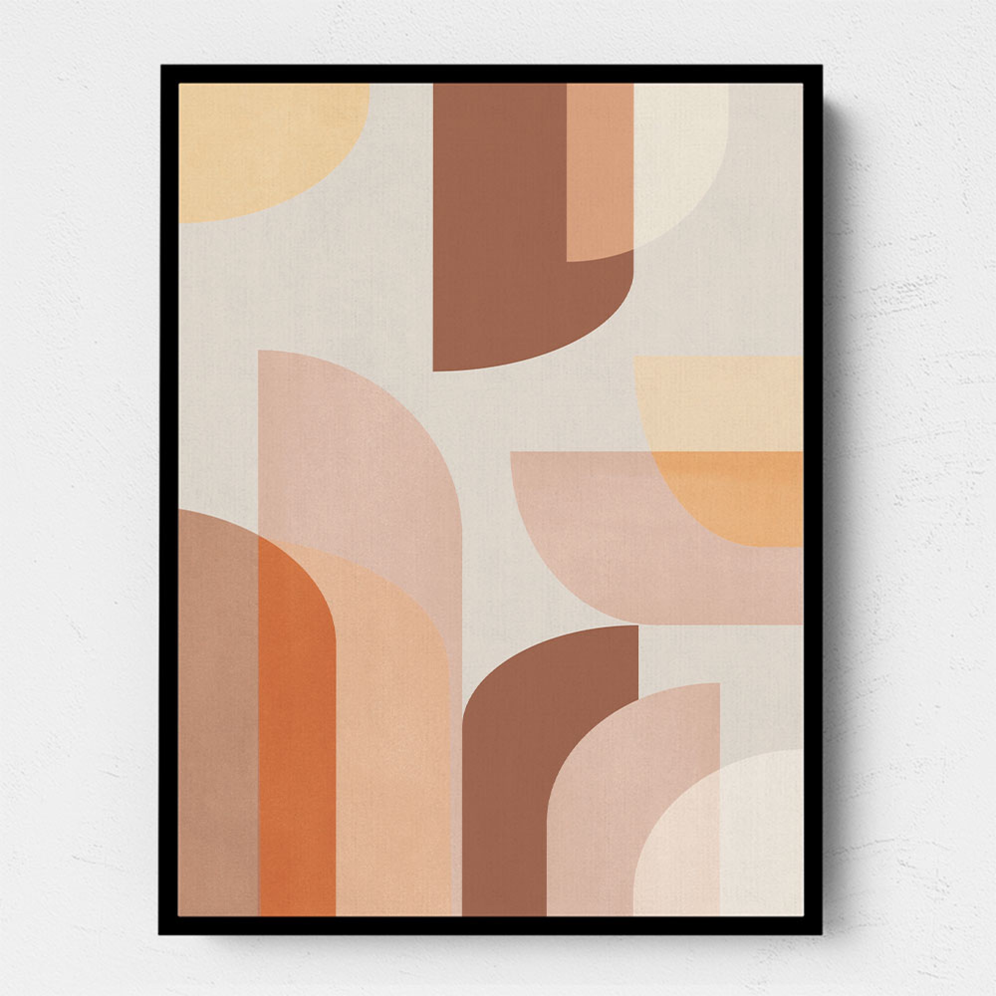 Retro Geometric Wall Art