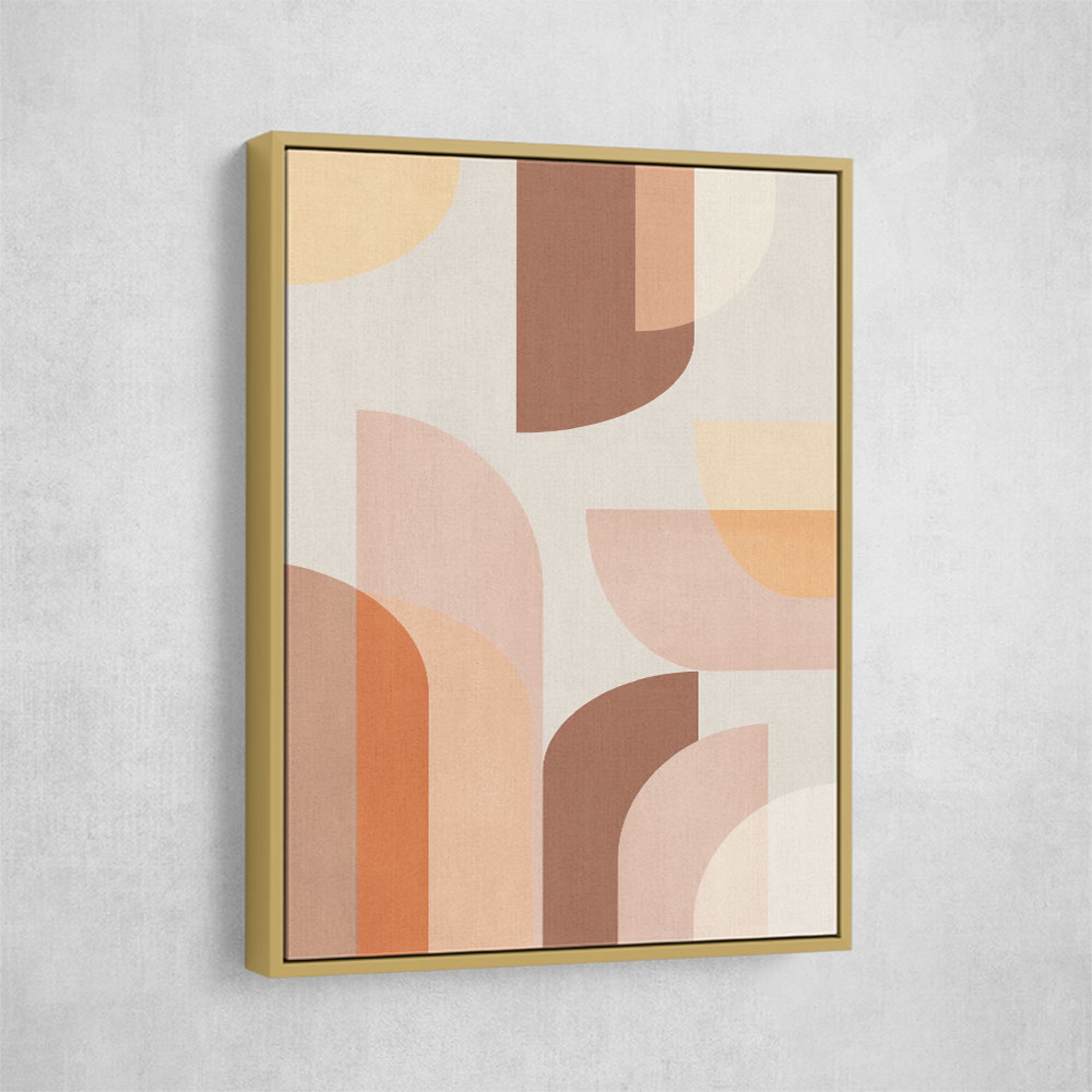 Retro Geometric Wall Art