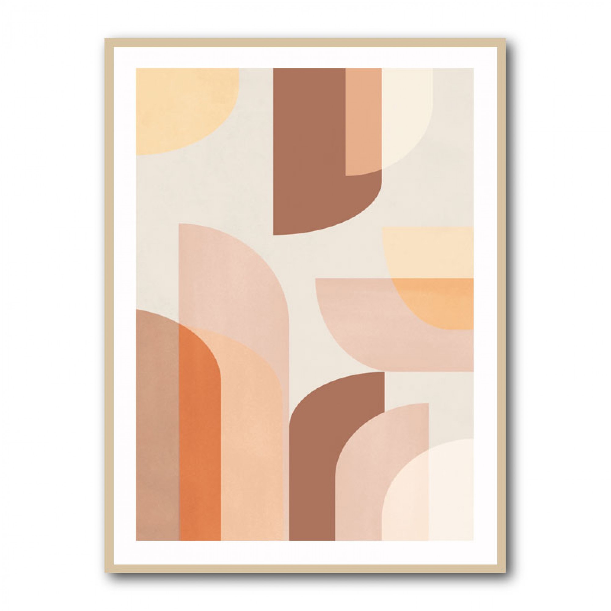 Retro Geometric Wall Art