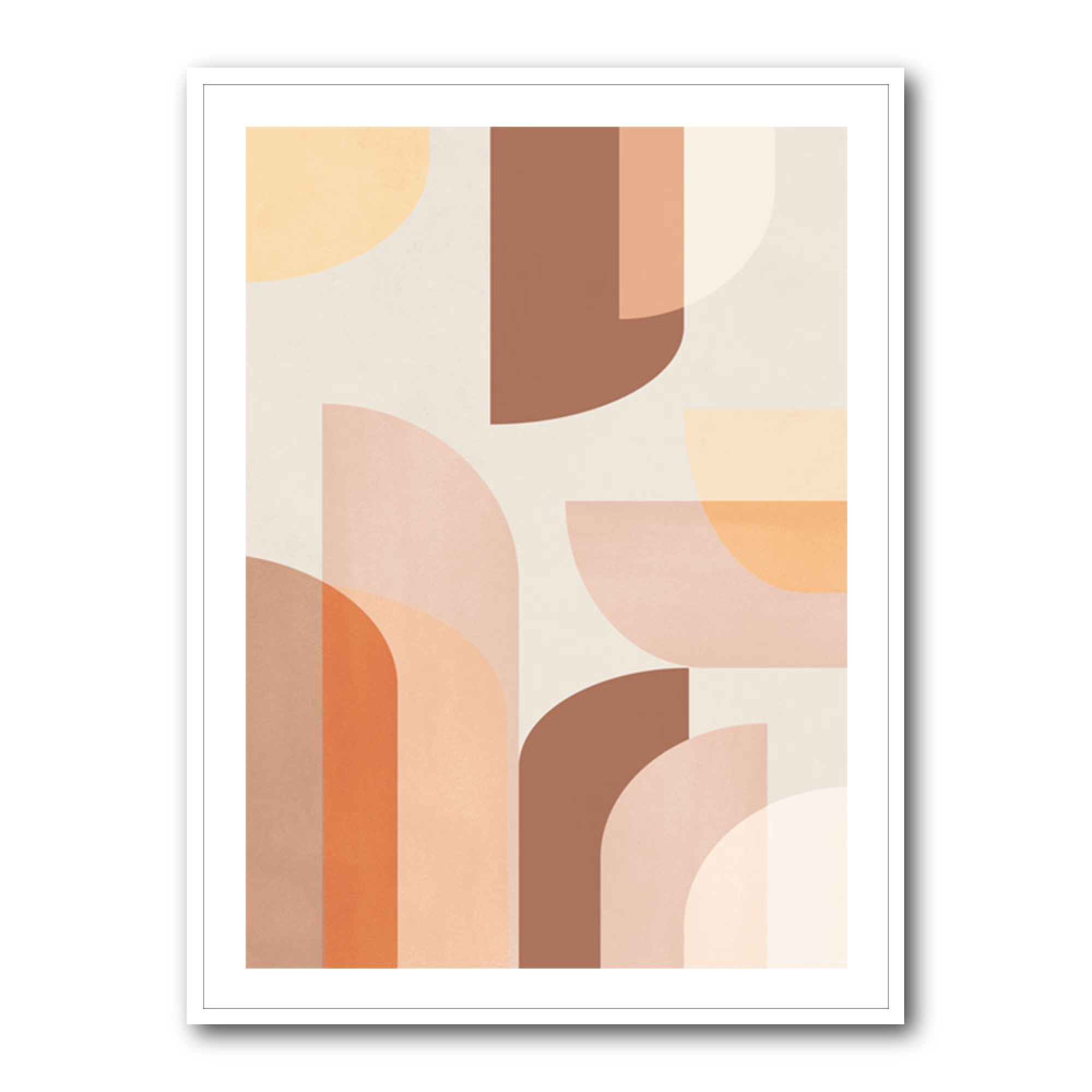 Retro Geometric Wall Art