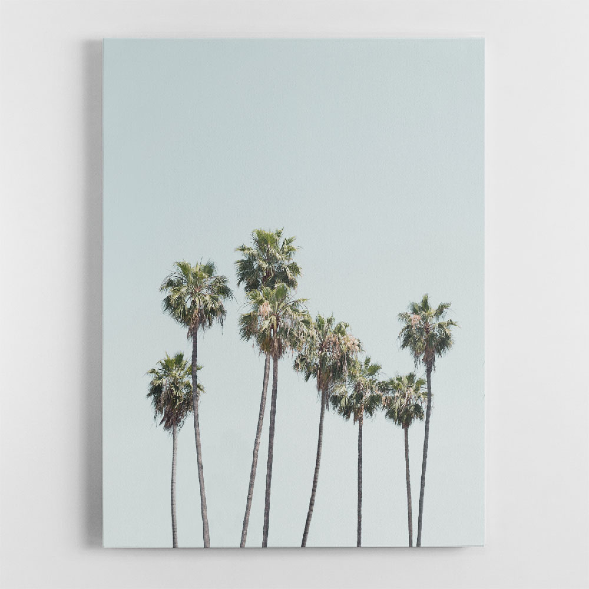 Blue Palm Trees Wall Art