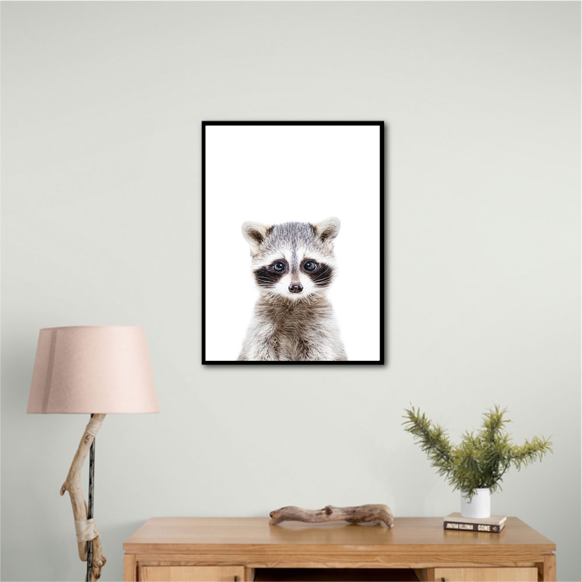 Baby Racoon Wall Art