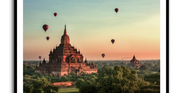 Temples of Bagan Wall Art