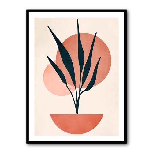 Abstract Plant No2. Wall Art