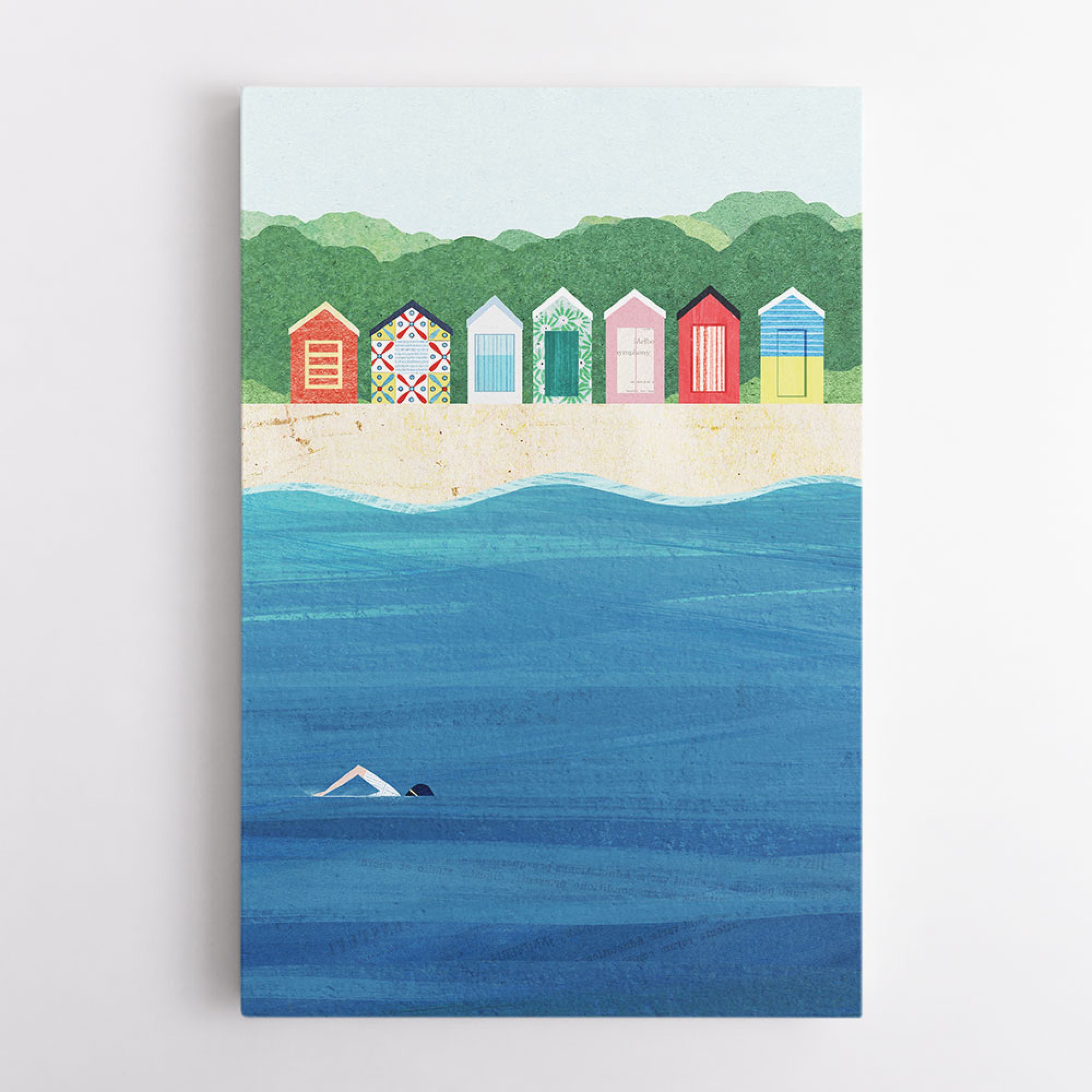 Beach Huts Wall Art