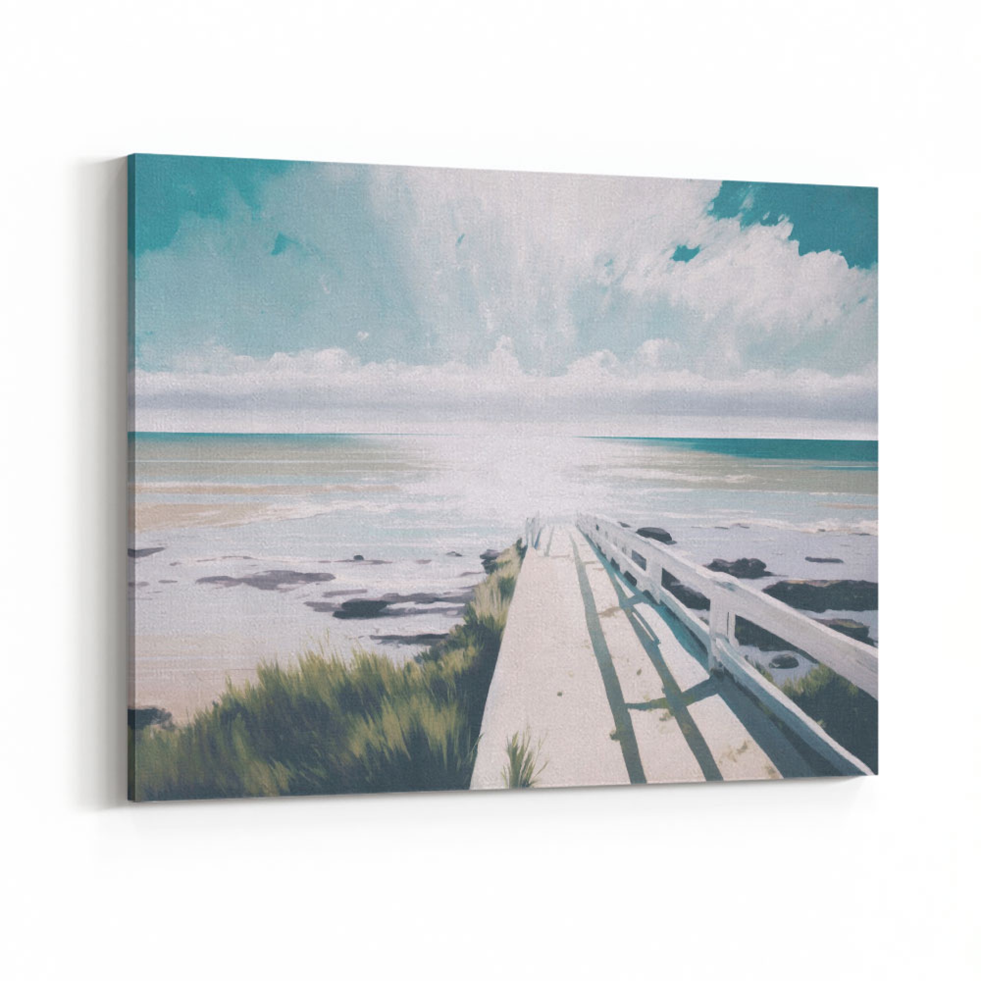 White Bridge Wall Art