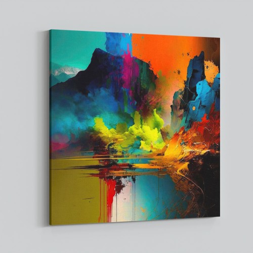 Ink Splash Abstract 41 Wall Art