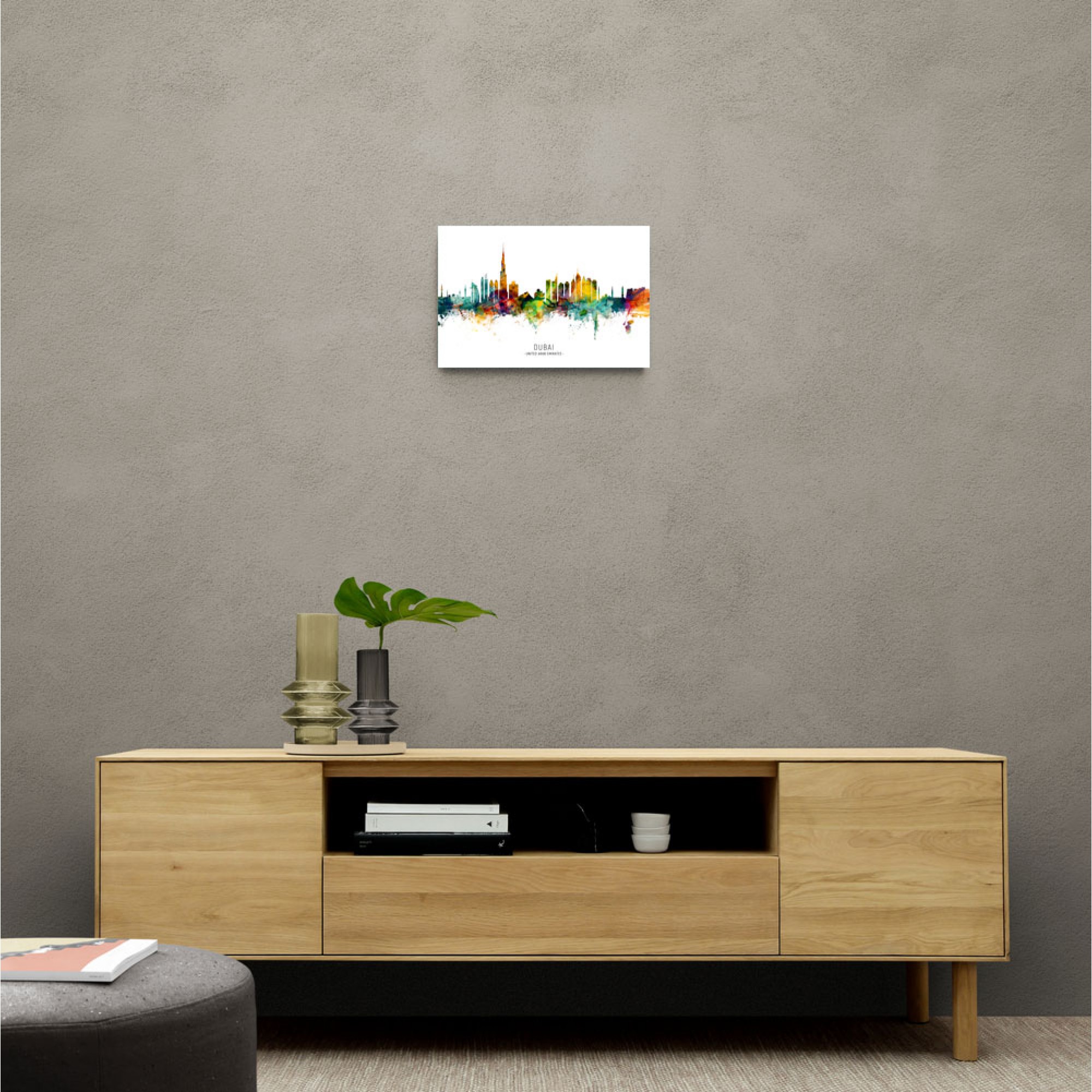 Dubai UAE Skyline Wall Art