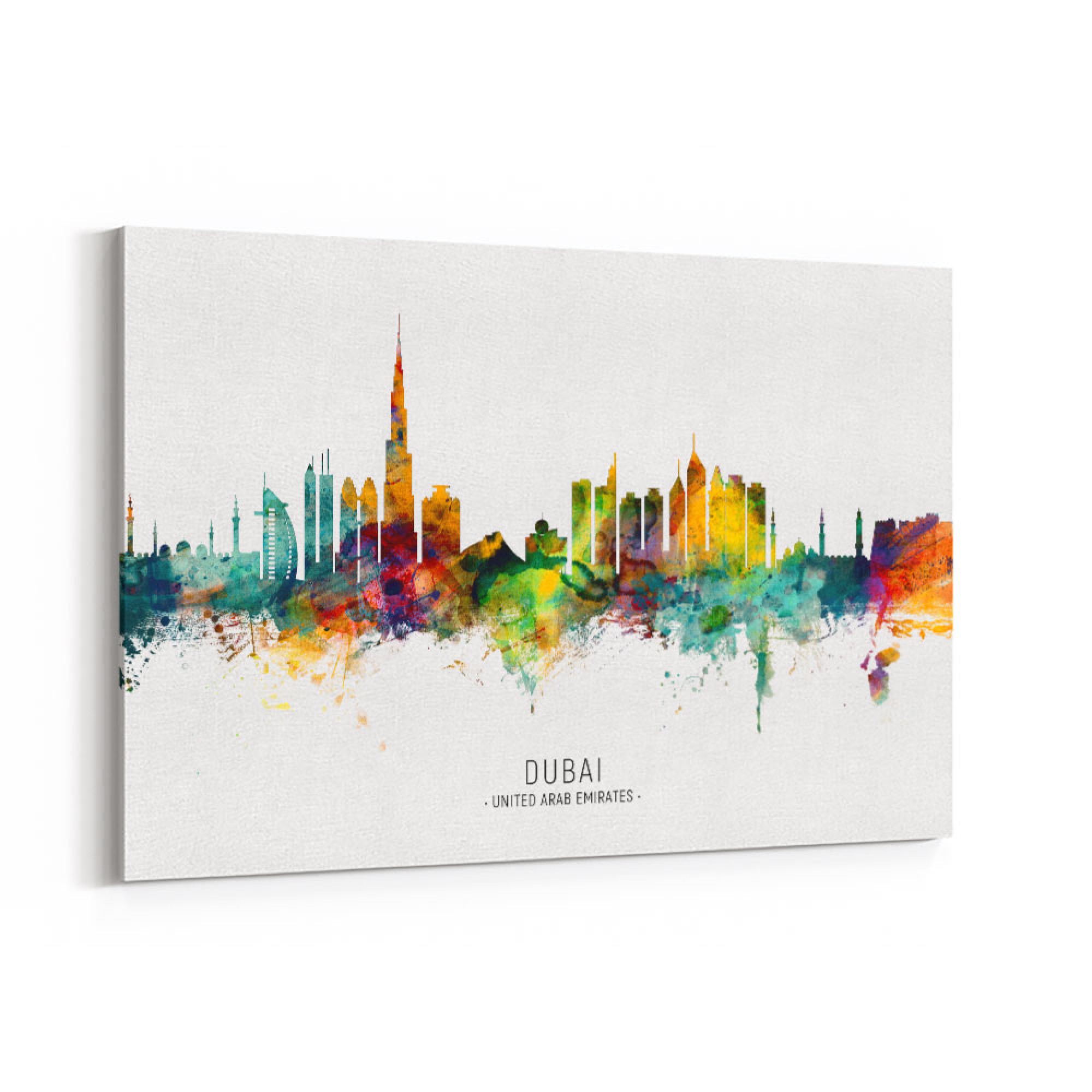 Dubai UAE Skyline Wall Art