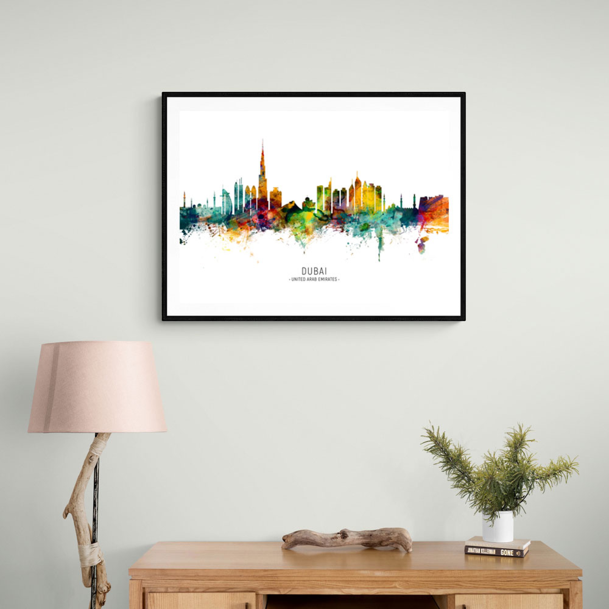 Dubai UAE Skyline Wall Art