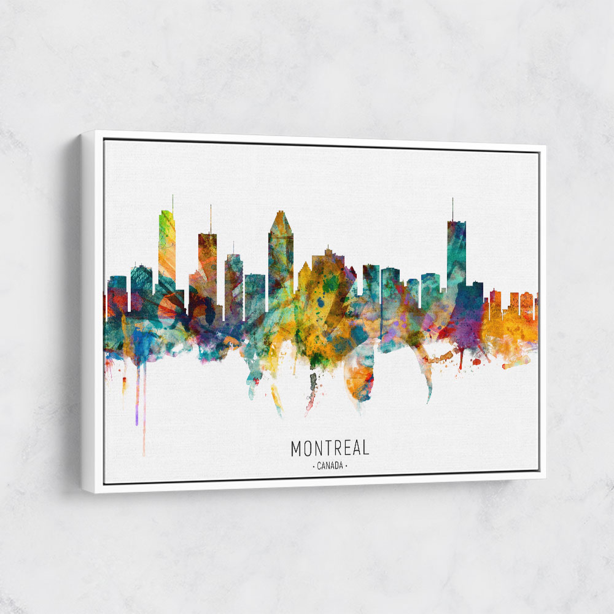Montreal Canada Skyline Wall Art