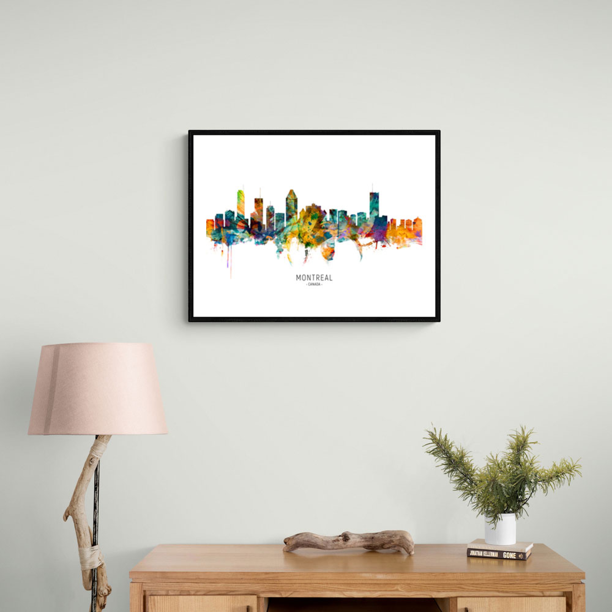 Montreal Canada Skyline Wall Art