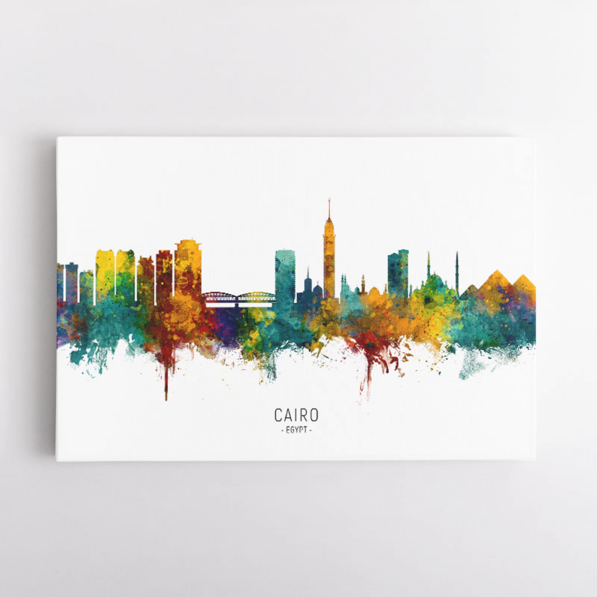 Cairo Egypt Skyline Wall Art