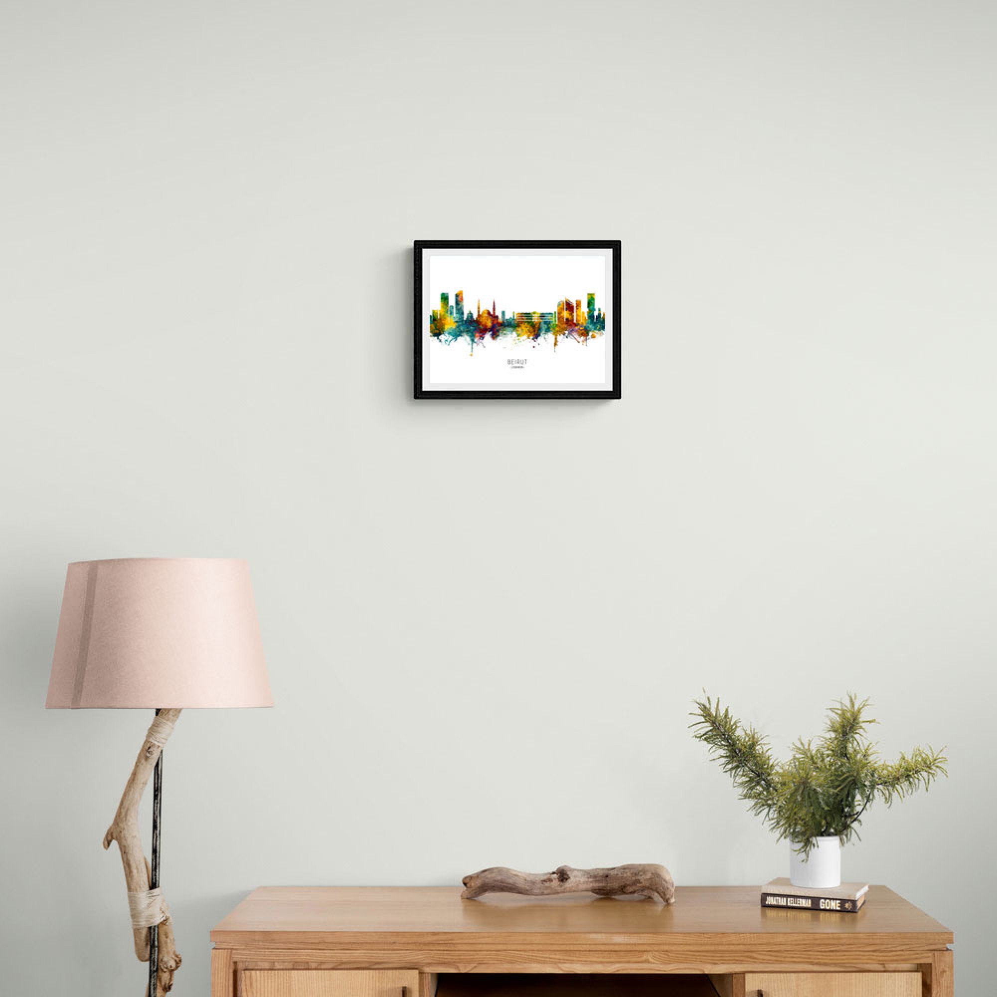Beirut Lebanon Skyline Wall Art