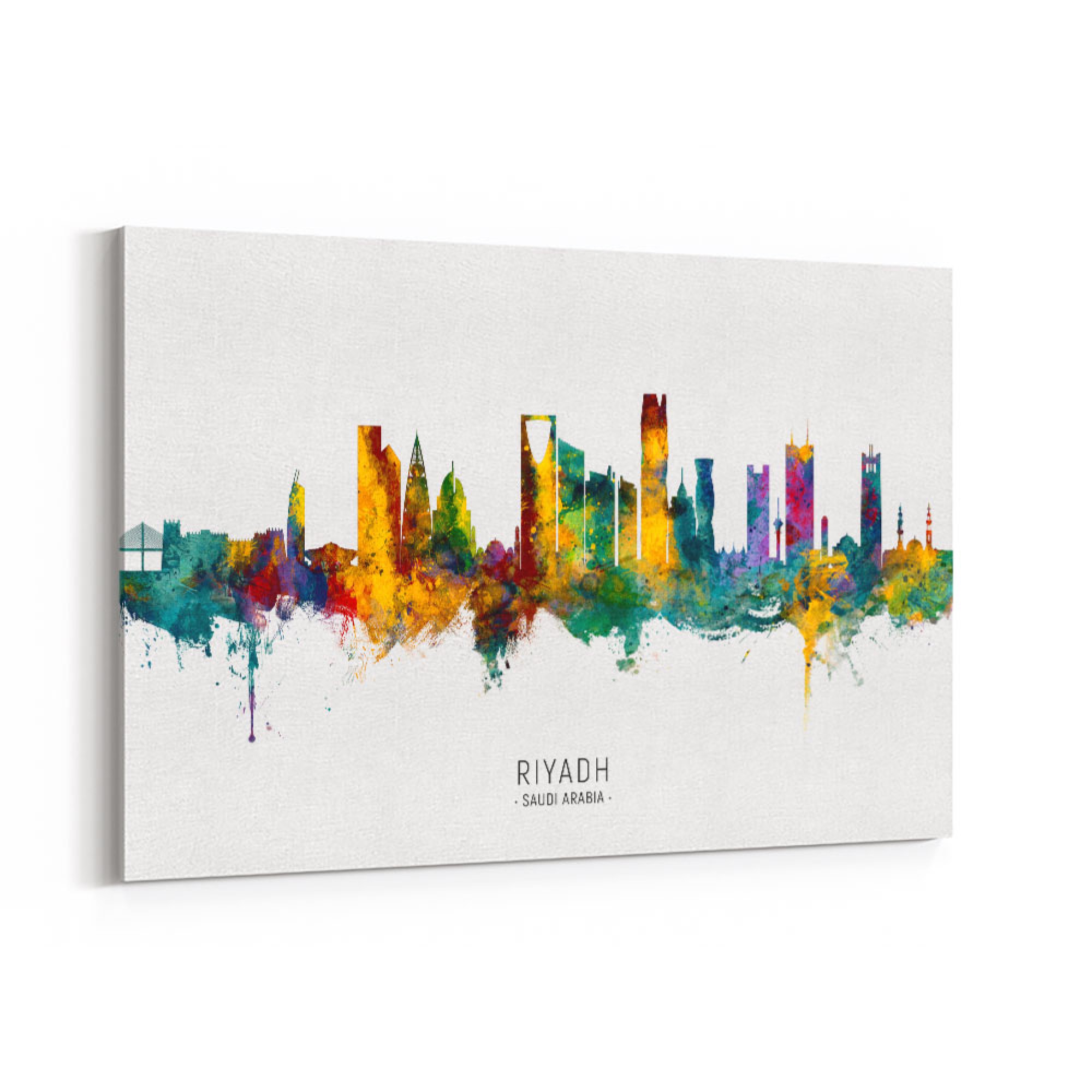 Riyadh Saudi Arabia Skyline Wall Art