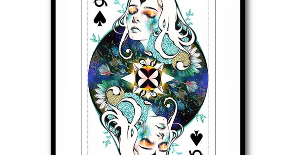 Spade Queen Wall Art