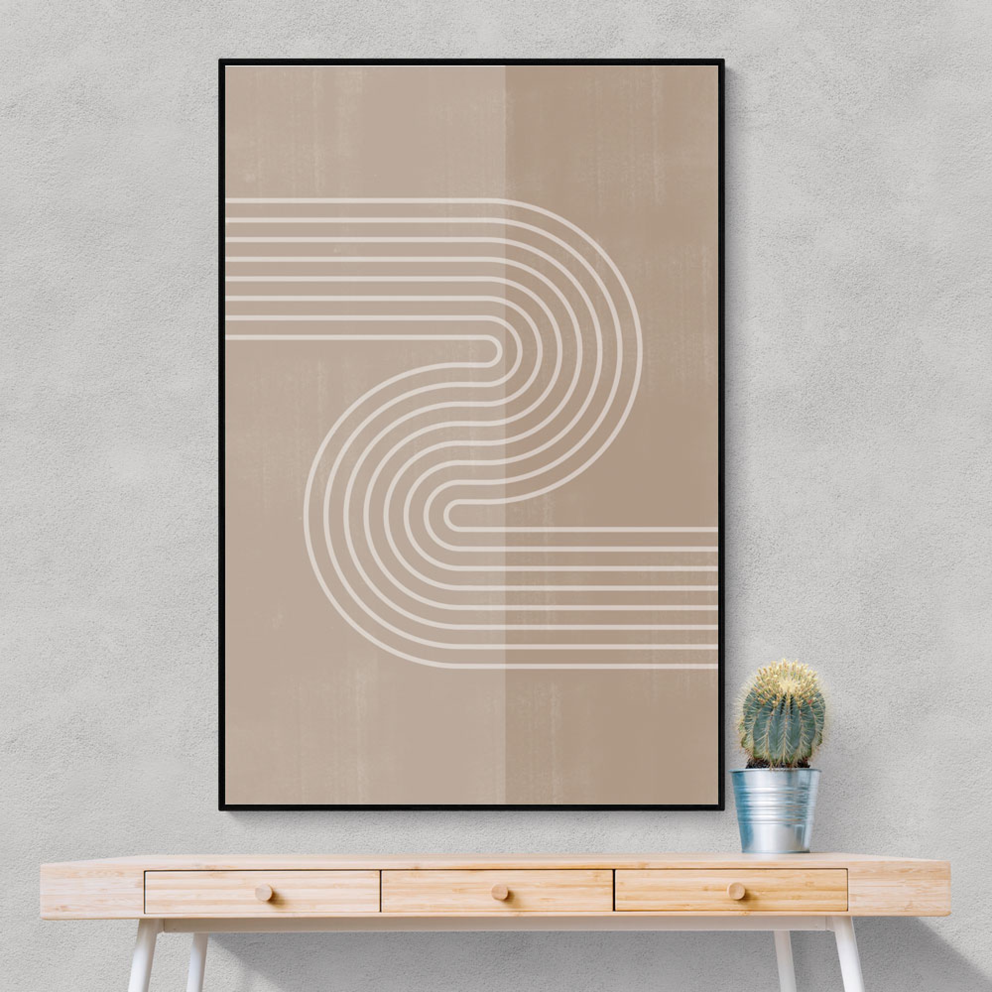 Minimal Simple Arch O2 Wall Art