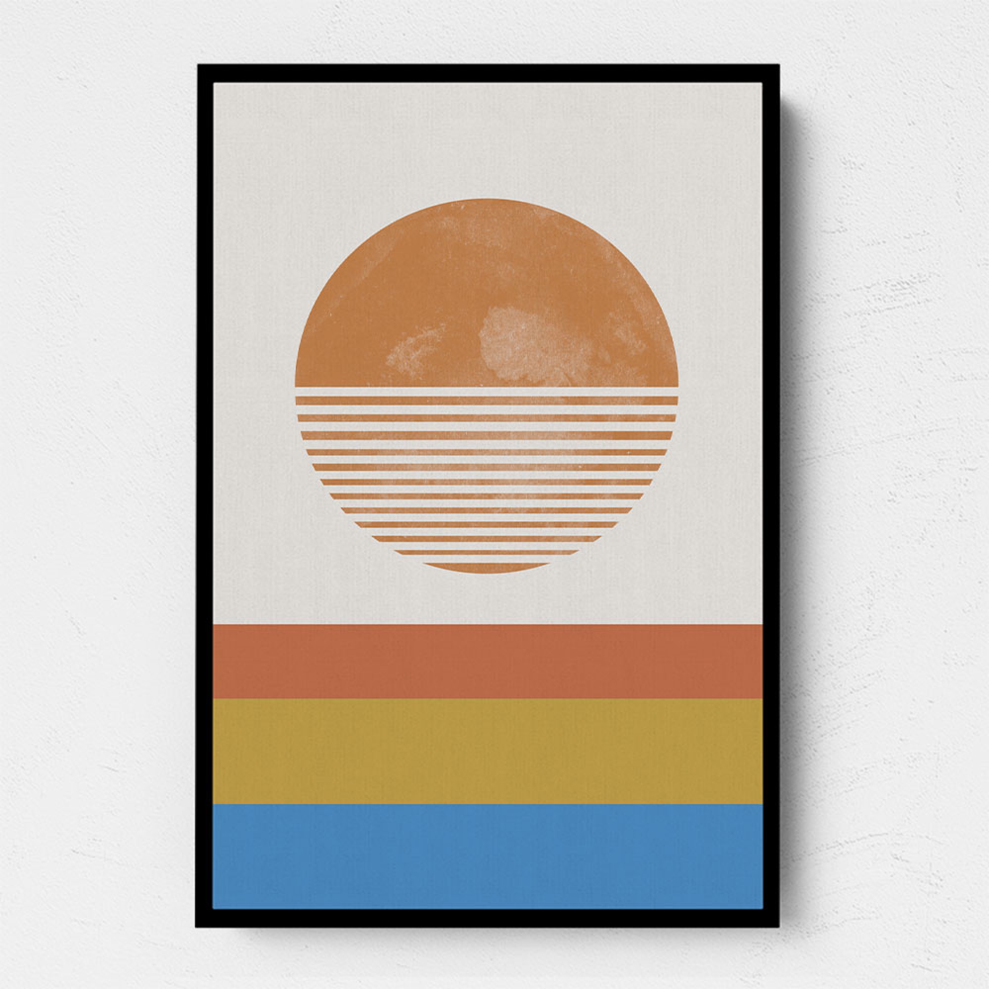 Retro Landscape Wall Art