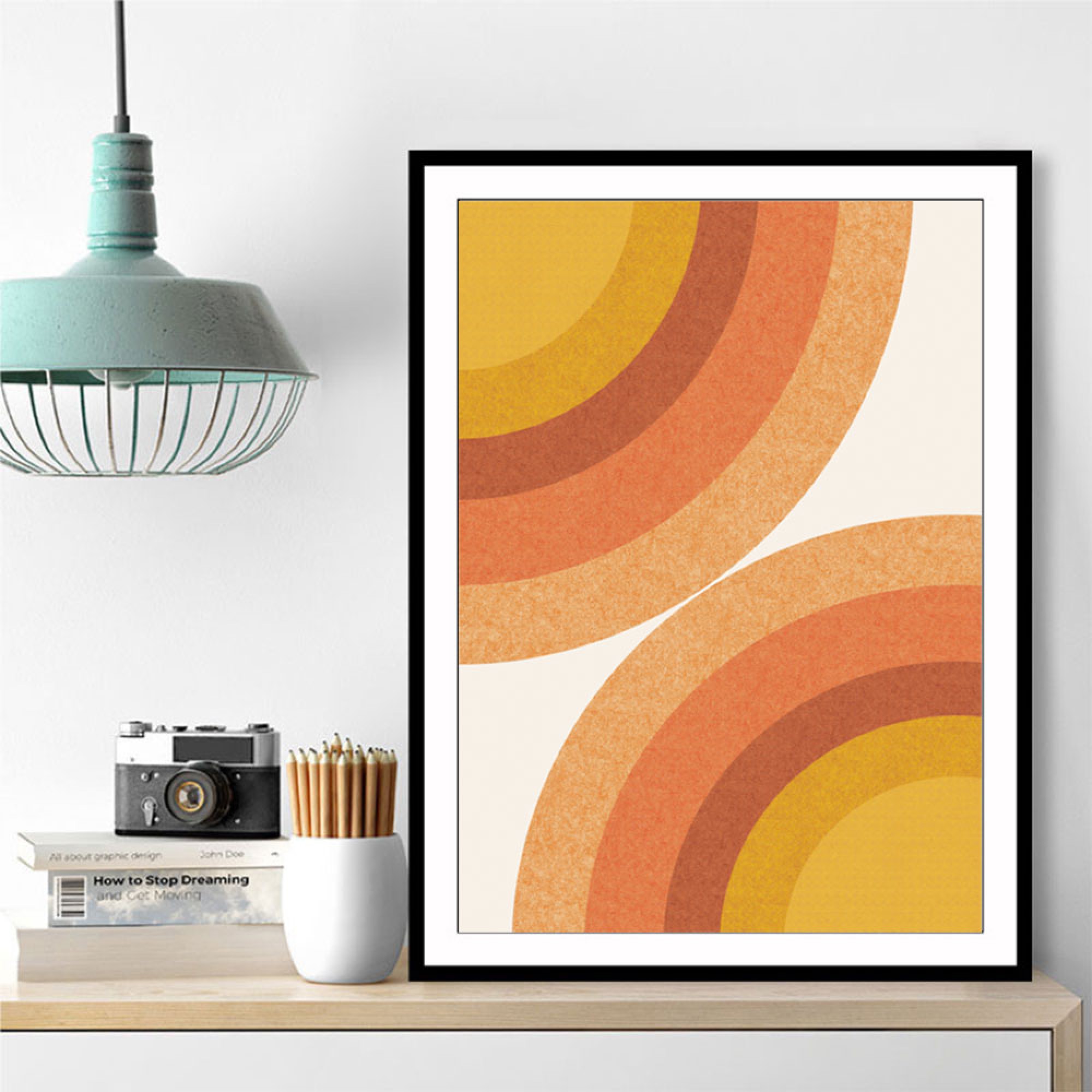 Retro Shapes Wall Art