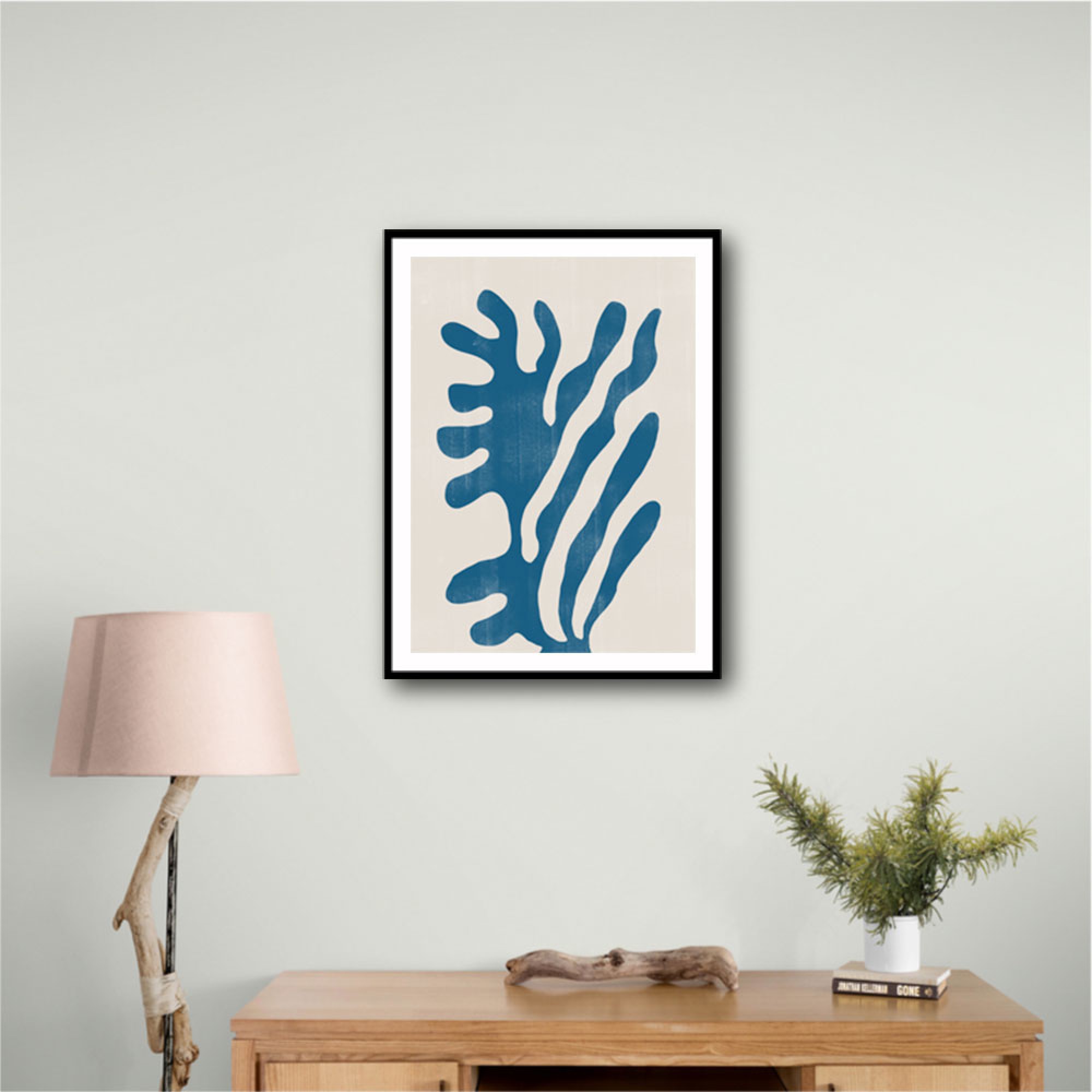 Abstract Plant No2. Wall Art