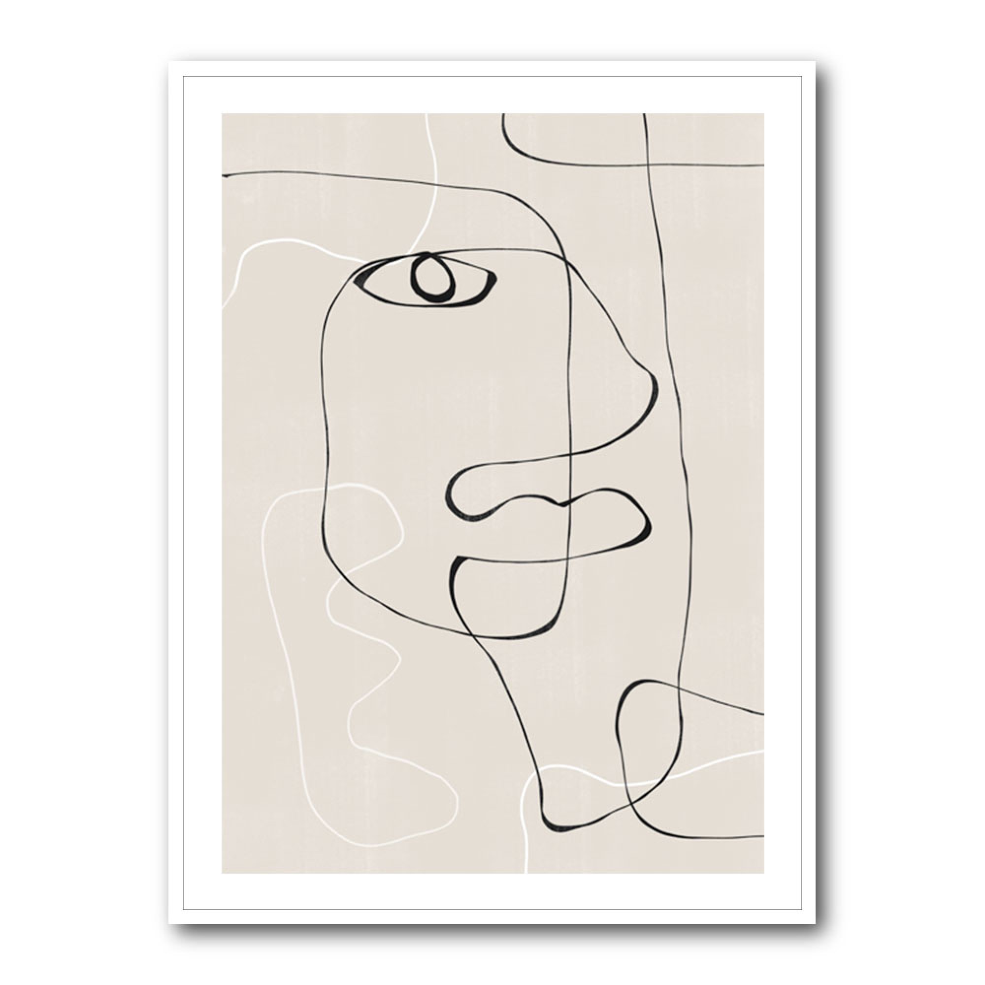 Abstract Face No1. Wall Art