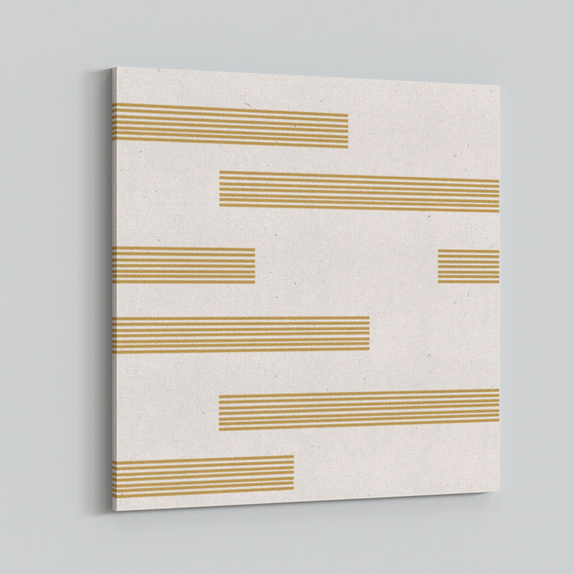 Simple Blue Lines Pattern II Wall Art