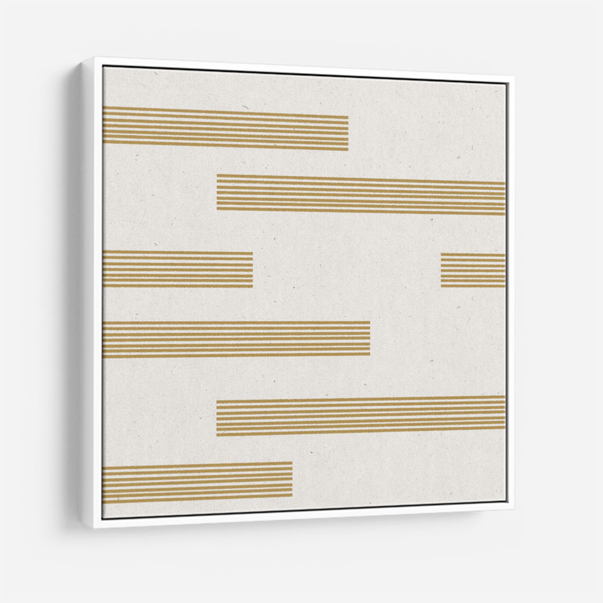 Simple Blue Lines Pattern II Wall Art