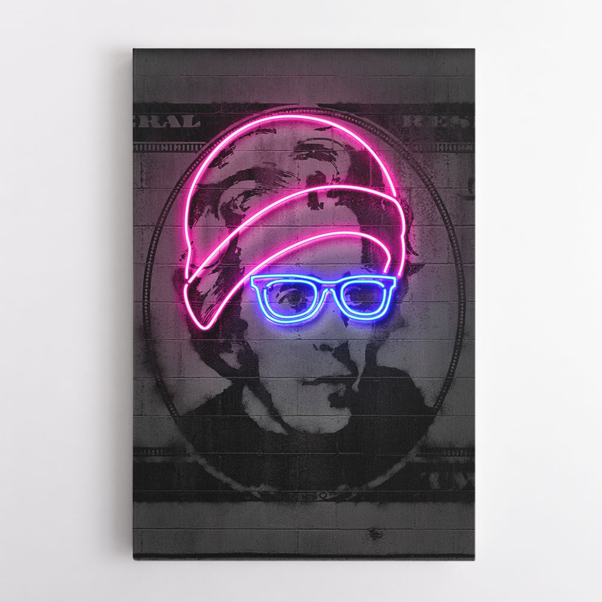 Jackson Neon Style Wall Art