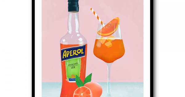 Aperol Spritz Wall Art