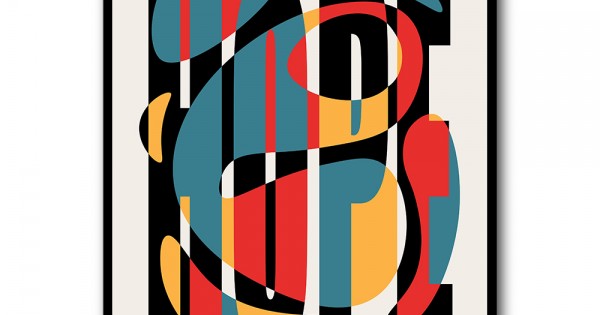 Hope Abstract Design Wall Art