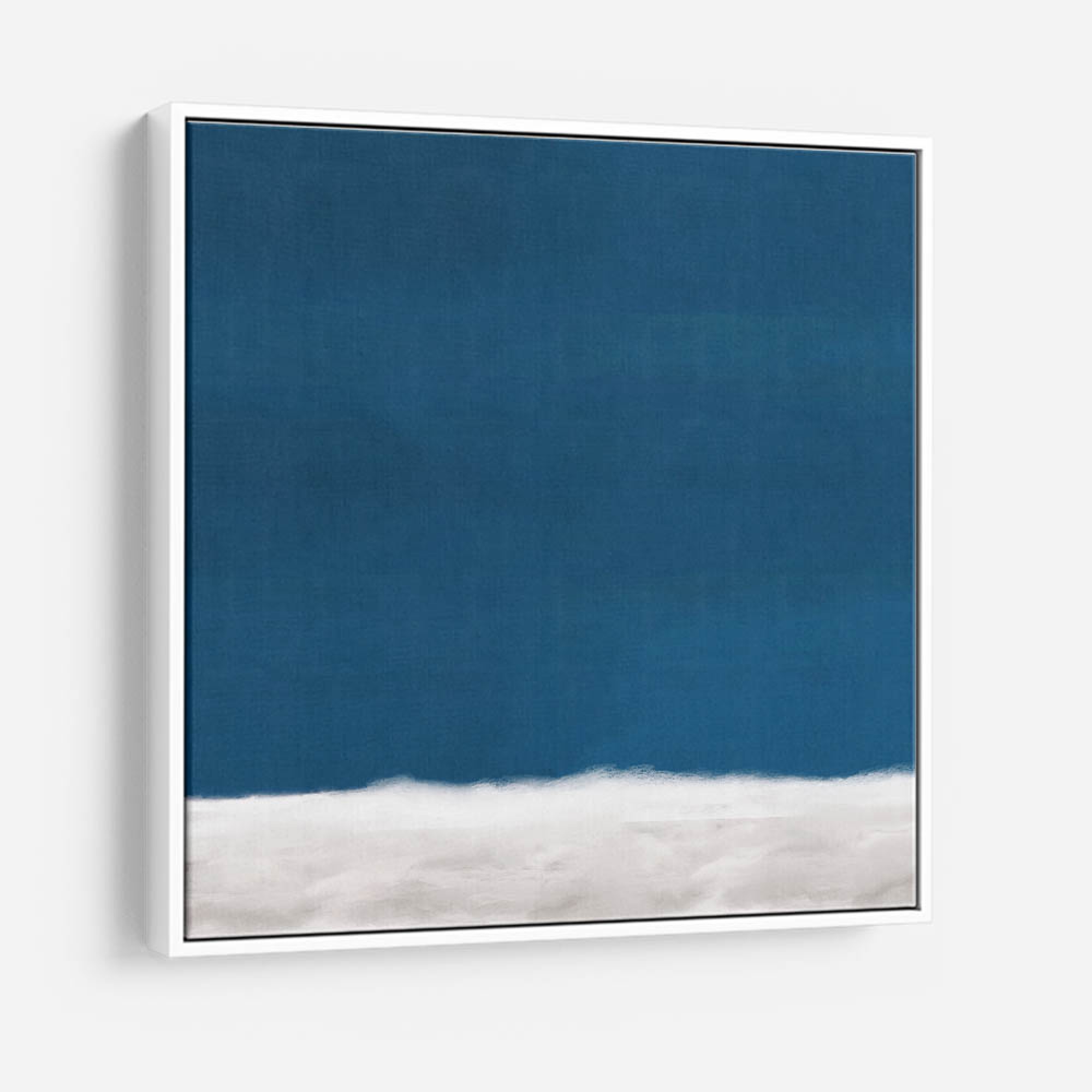 Blue Sky with Clouds Abstract Wall Art