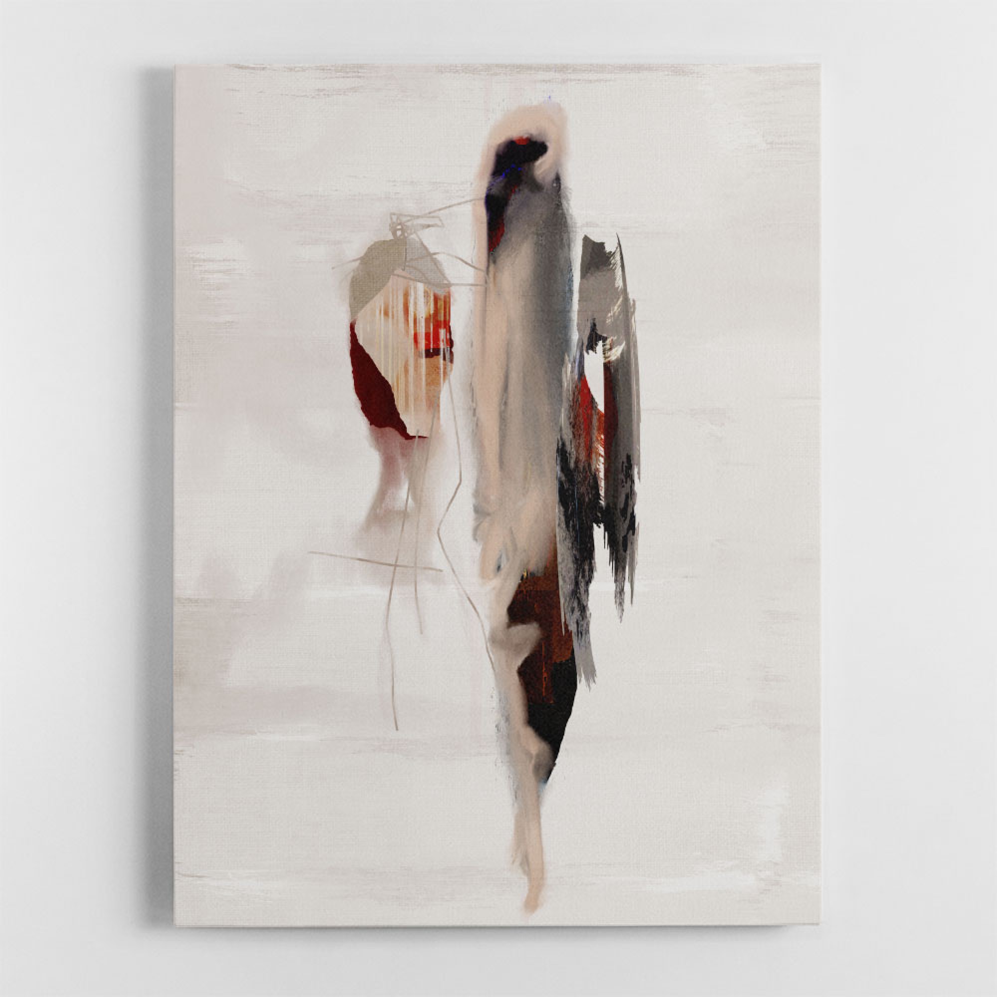 Being 1 Abstract Wall Art