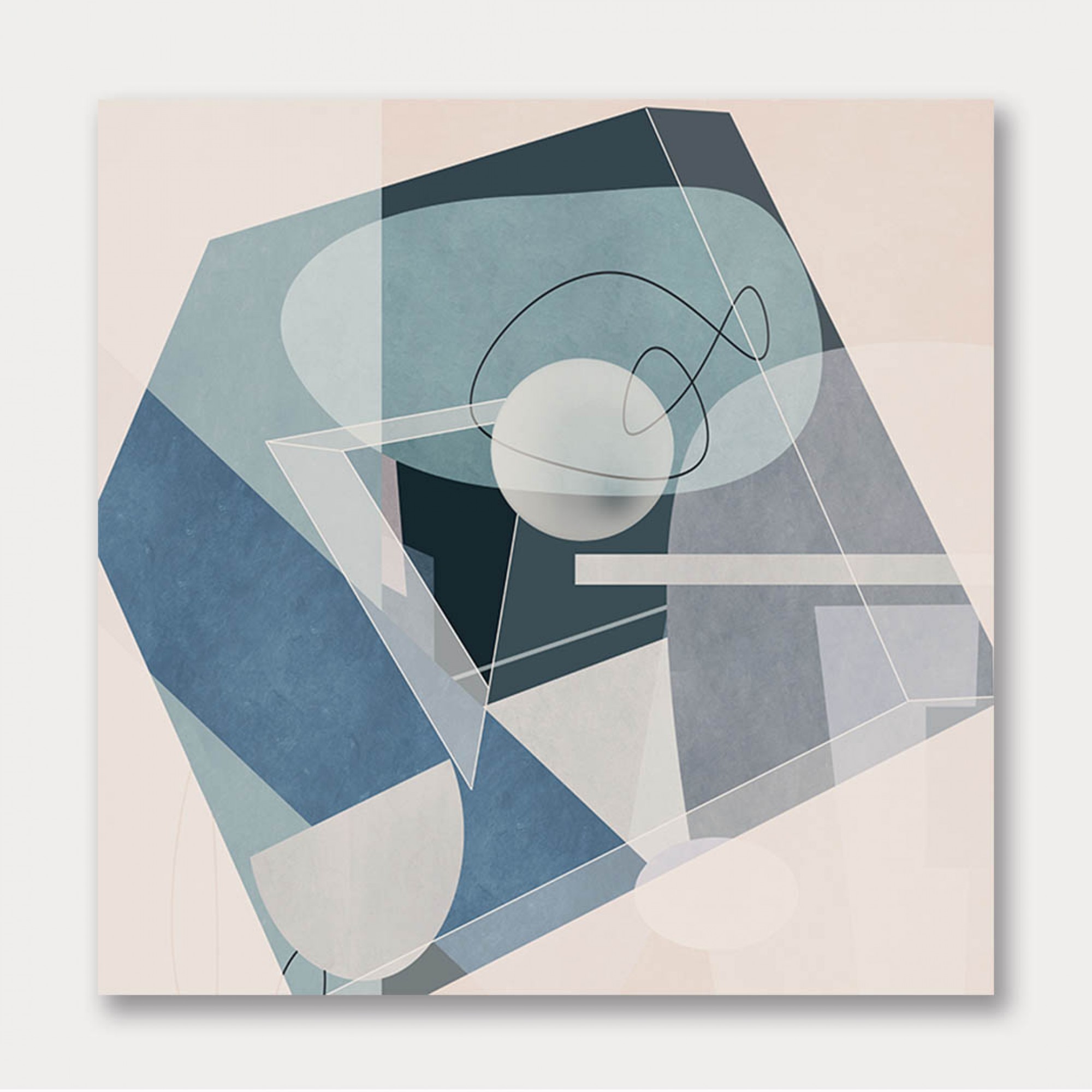 Translucent Sculpture Abstract Wall Art