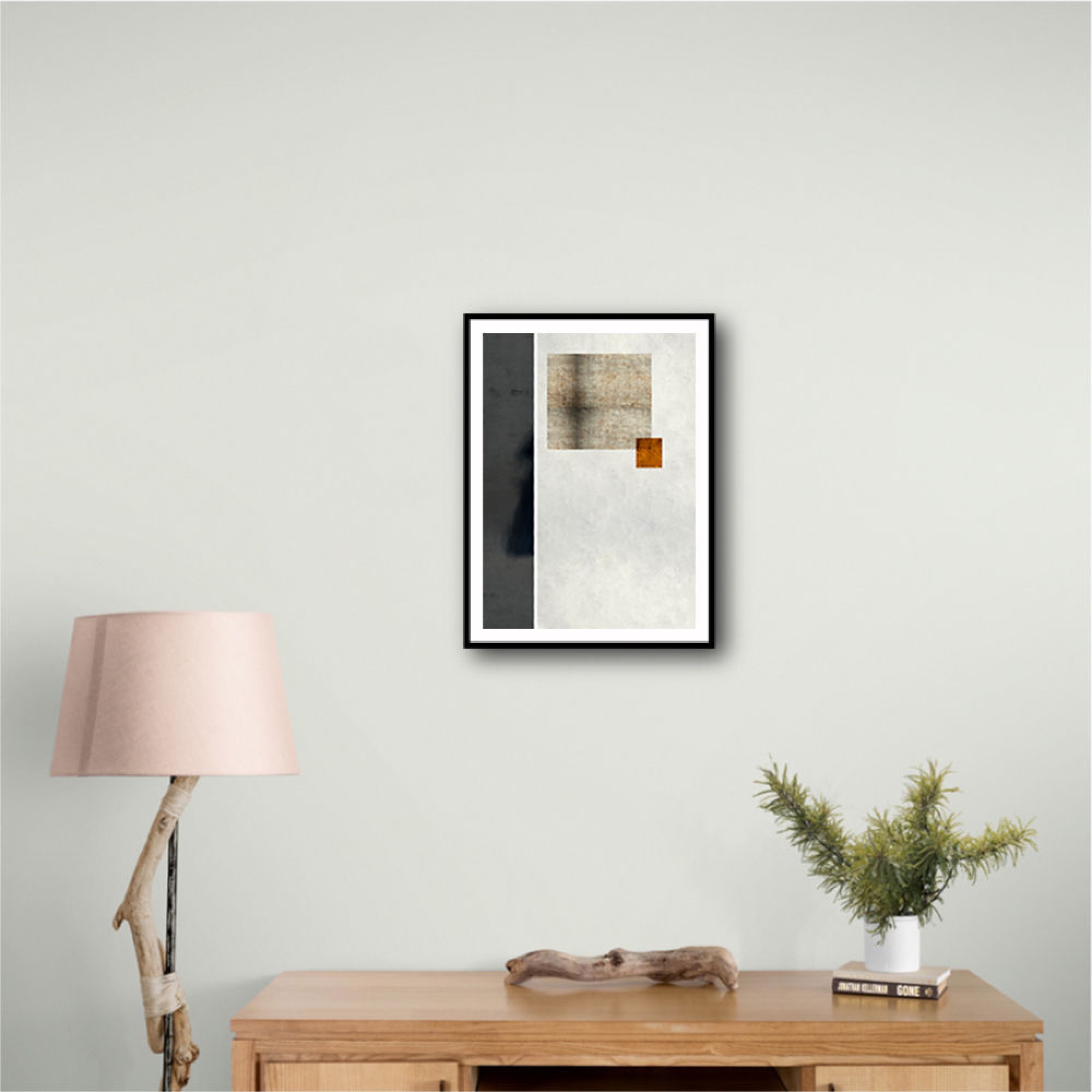 Structured design 2 Abstract Wall Art