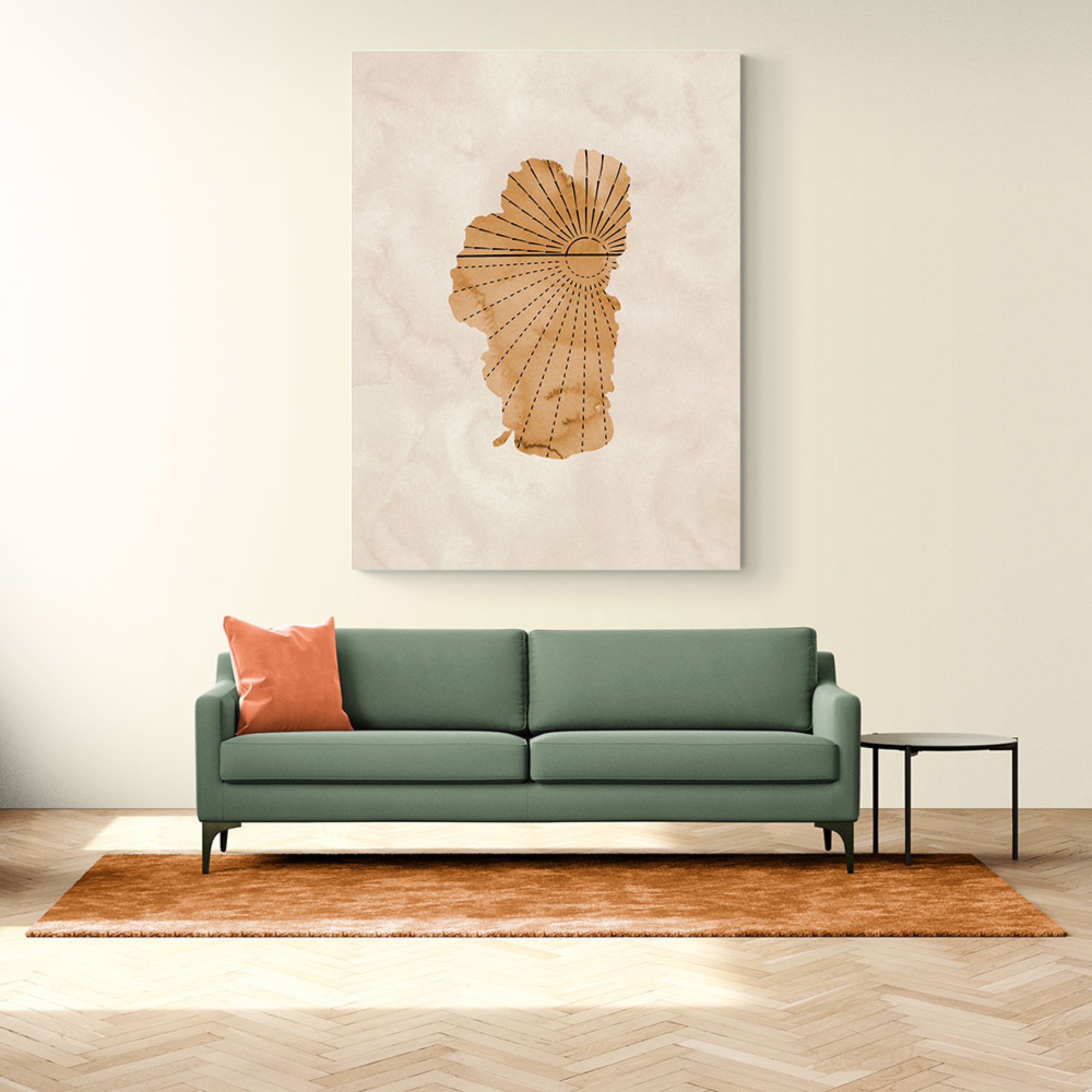 Sunrise abstract lake Tahoe Wall Art