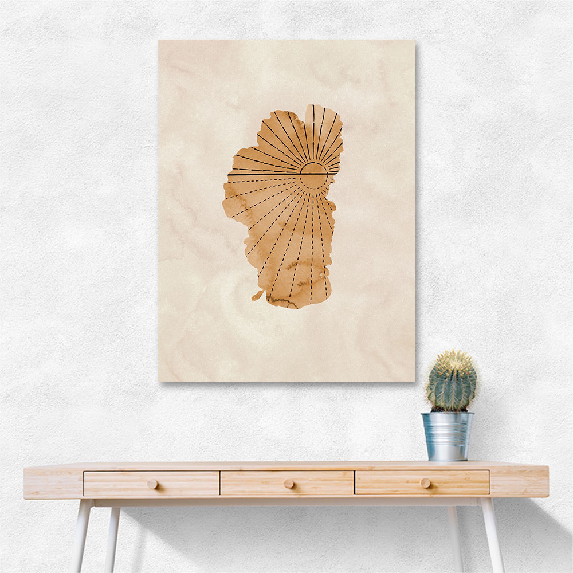 Sunrise abstract lake Tahoe Wall Art