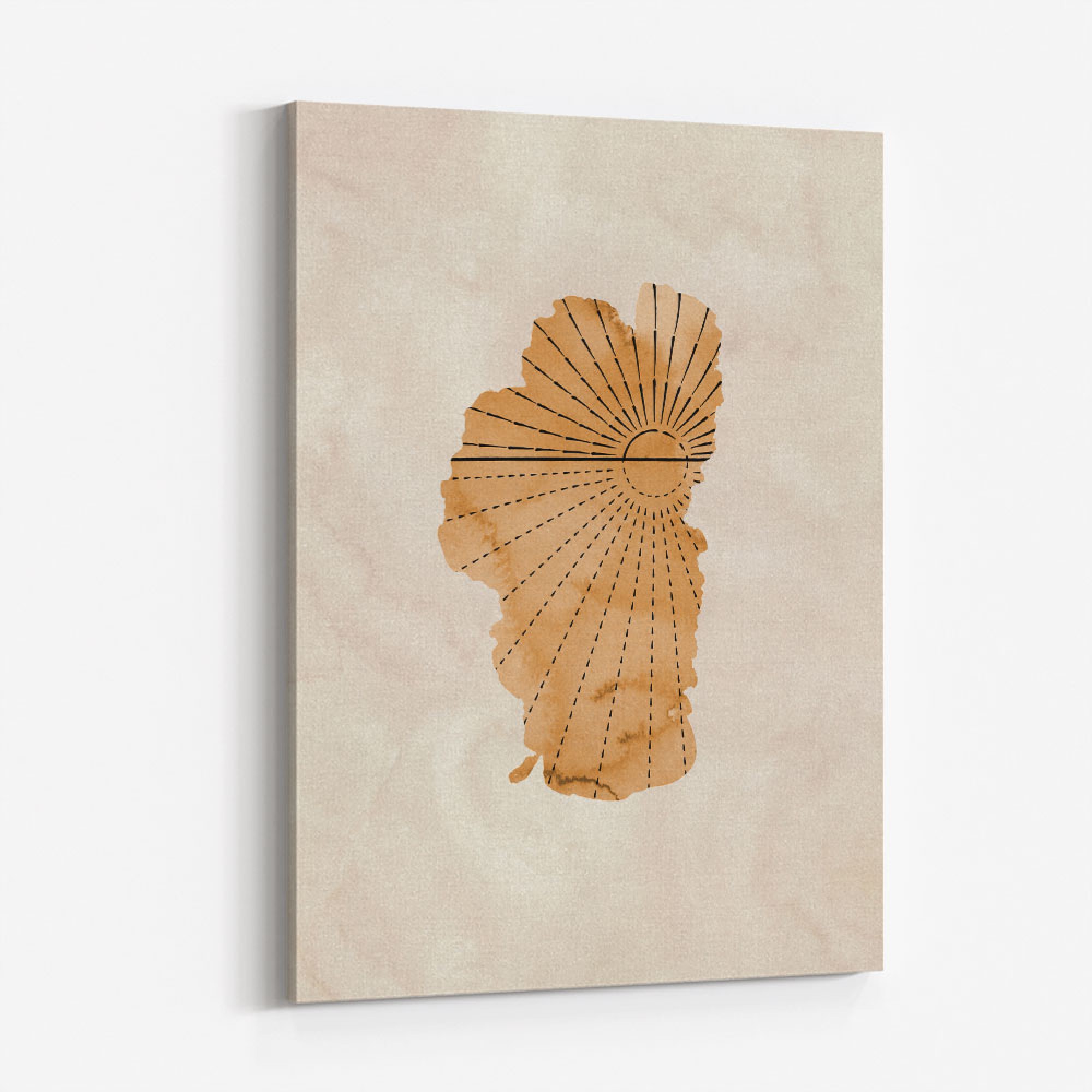 Sunrise abstract lake Tahoe Wall Art