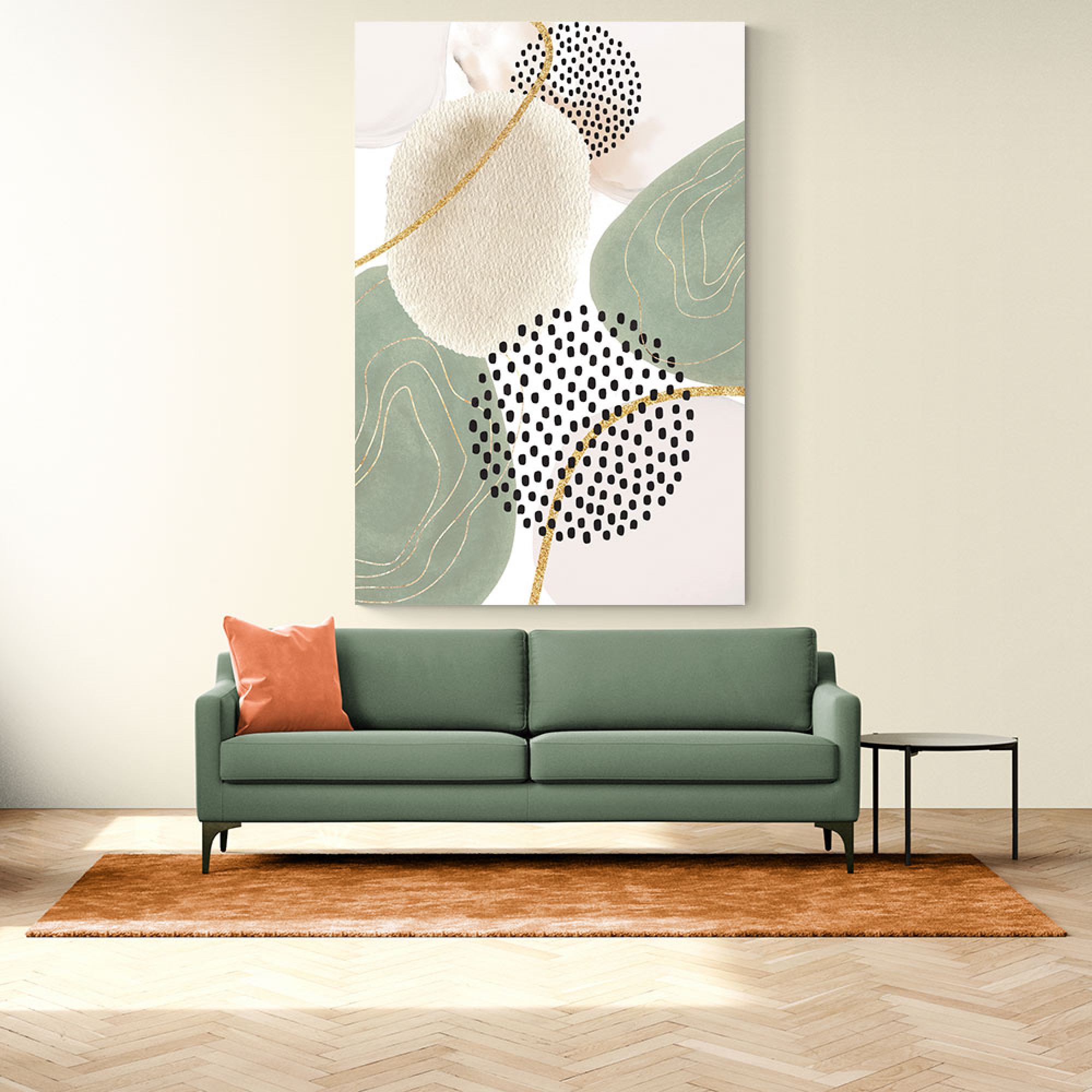 Calm Green 3 Wall Art