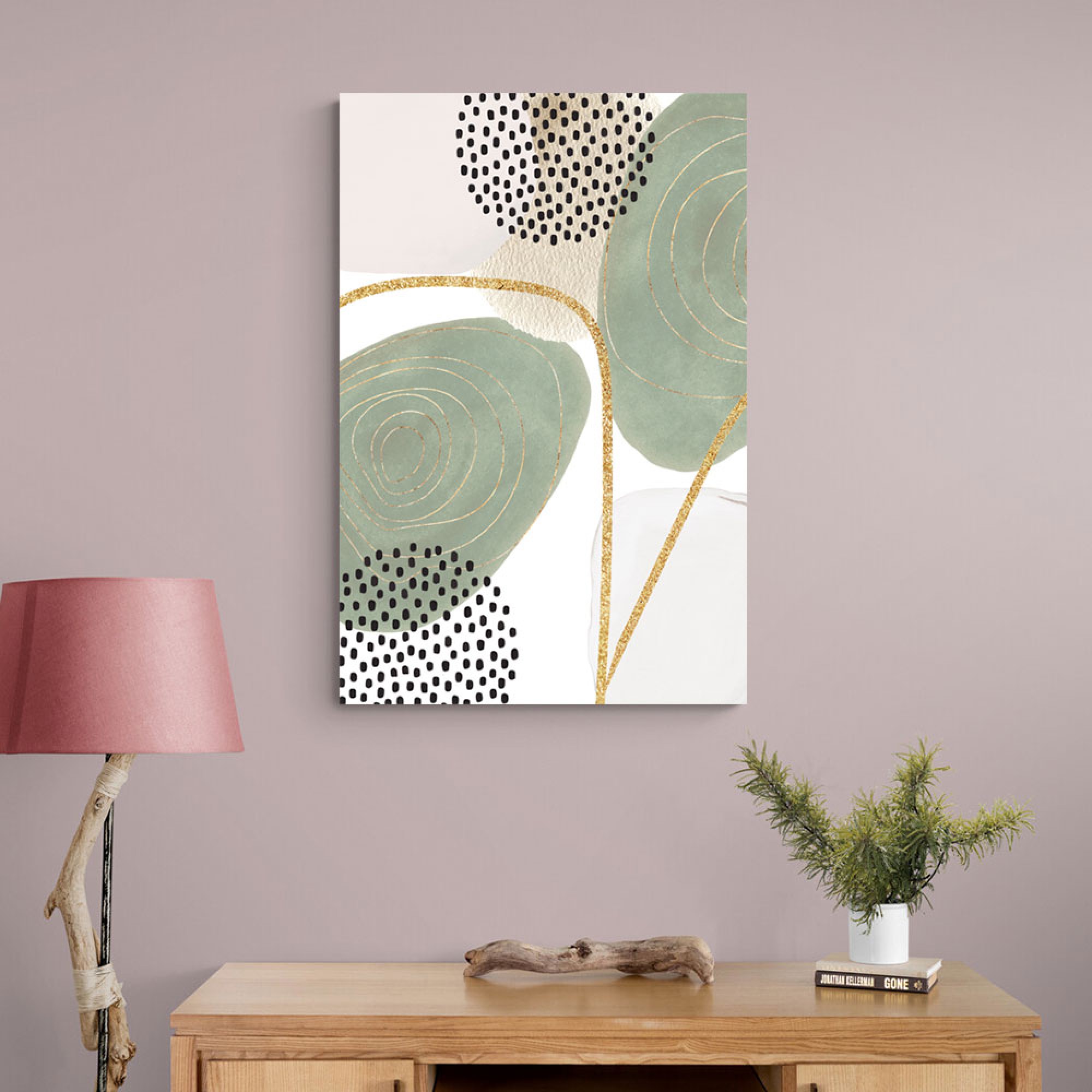 Calm green 4 Wall Art