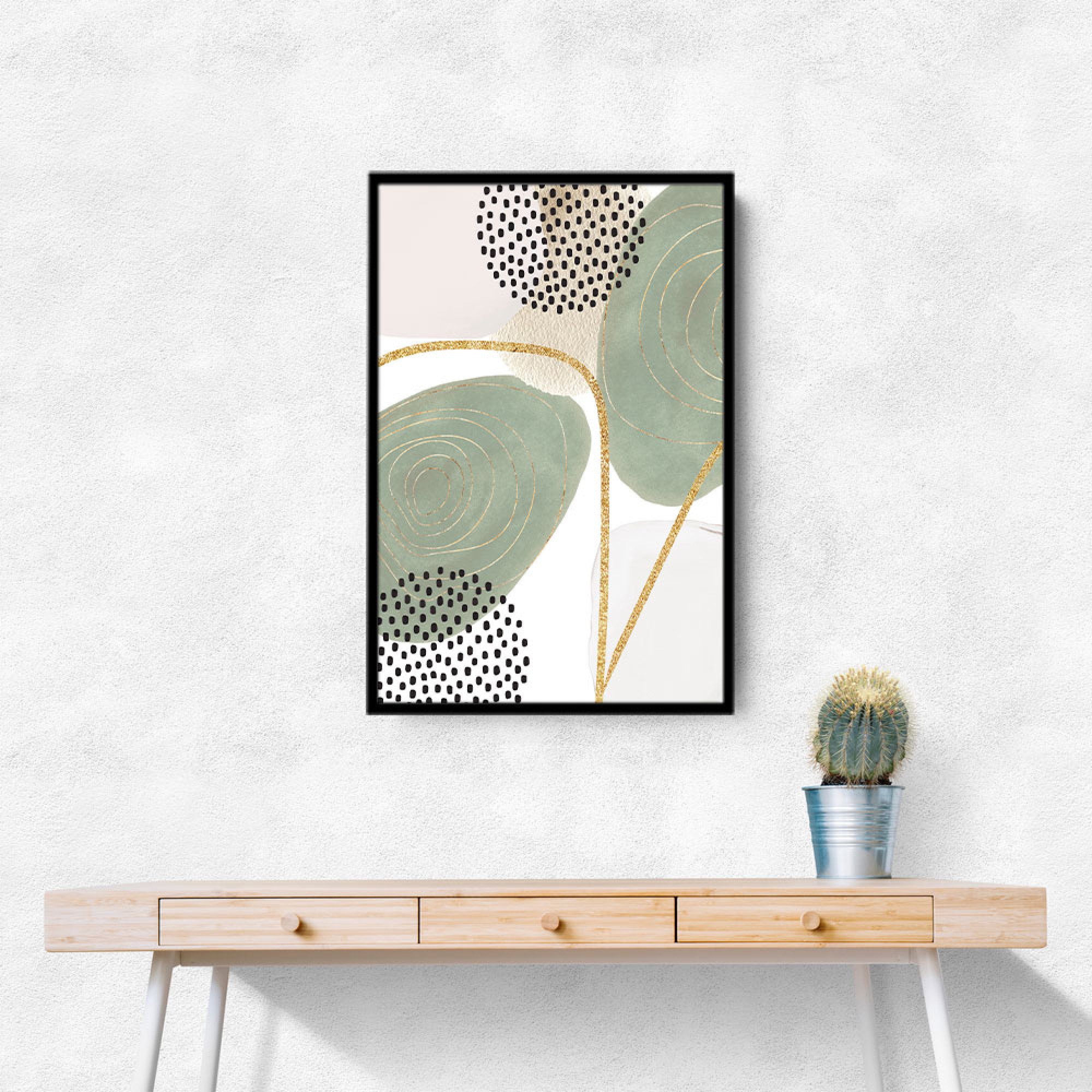 Calm green 4 Wall Art