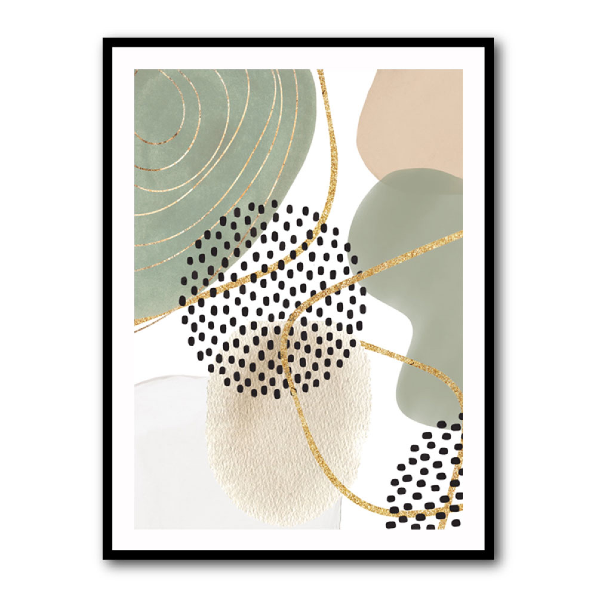 Calm green 1 Wall Art