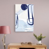 Lines of Blue 3 Wall Art