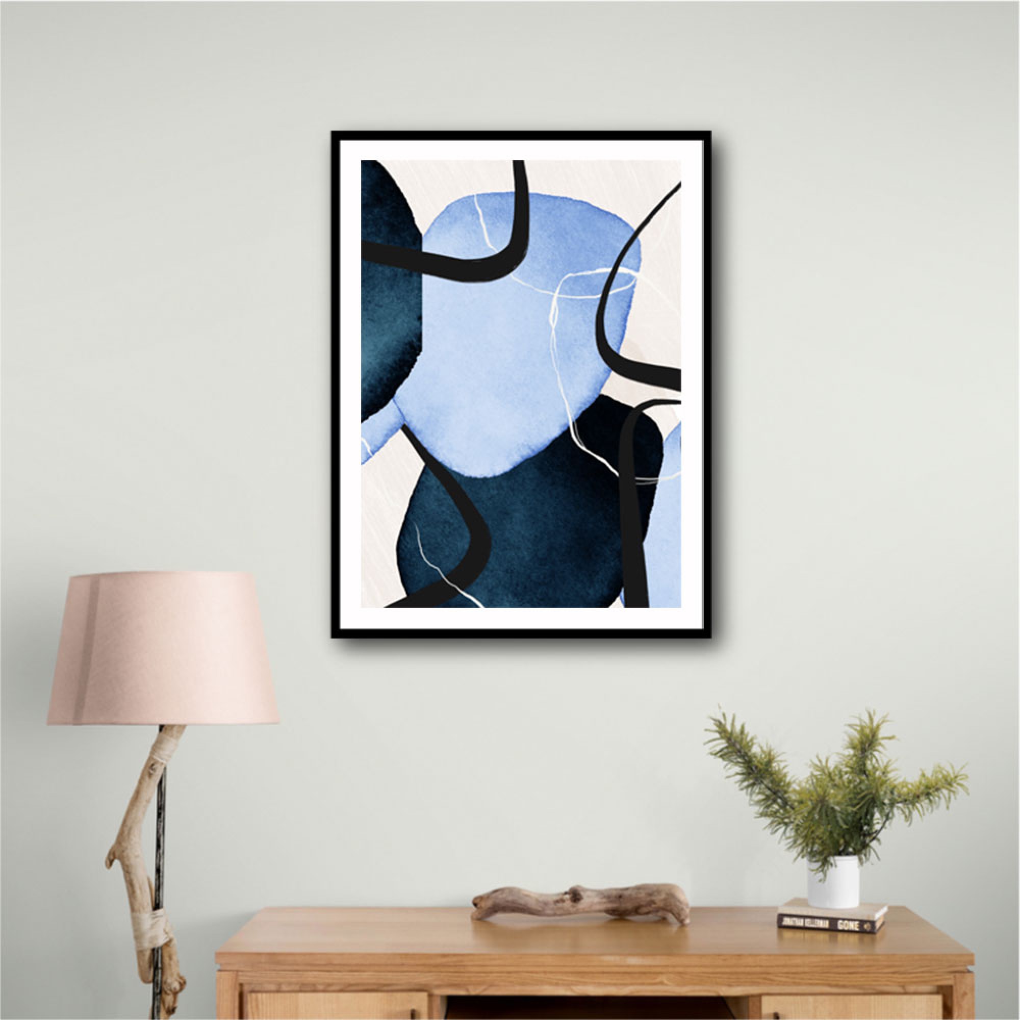 Shapley Blue 2 Wall Art