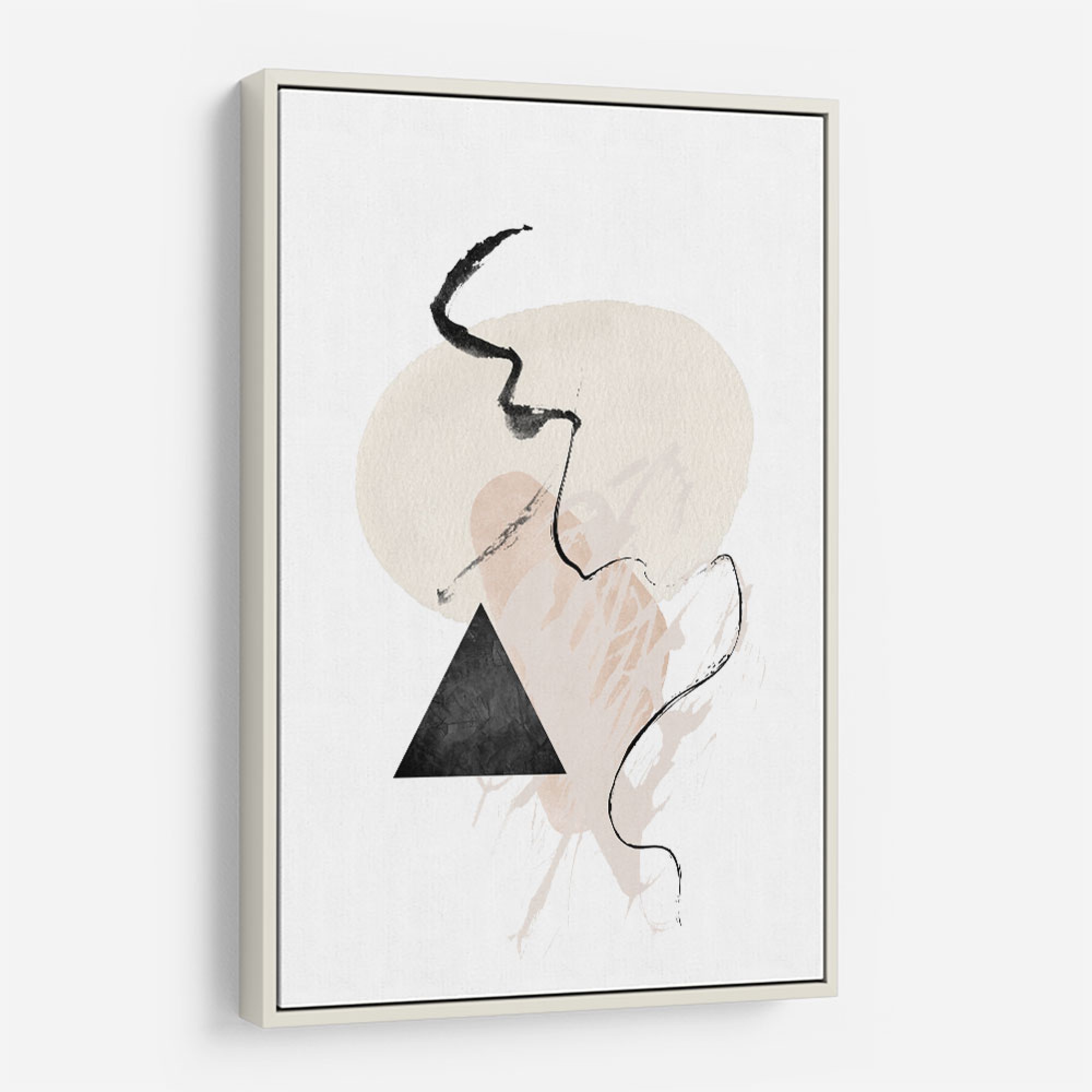 Simple Beige 3 Wall Art
