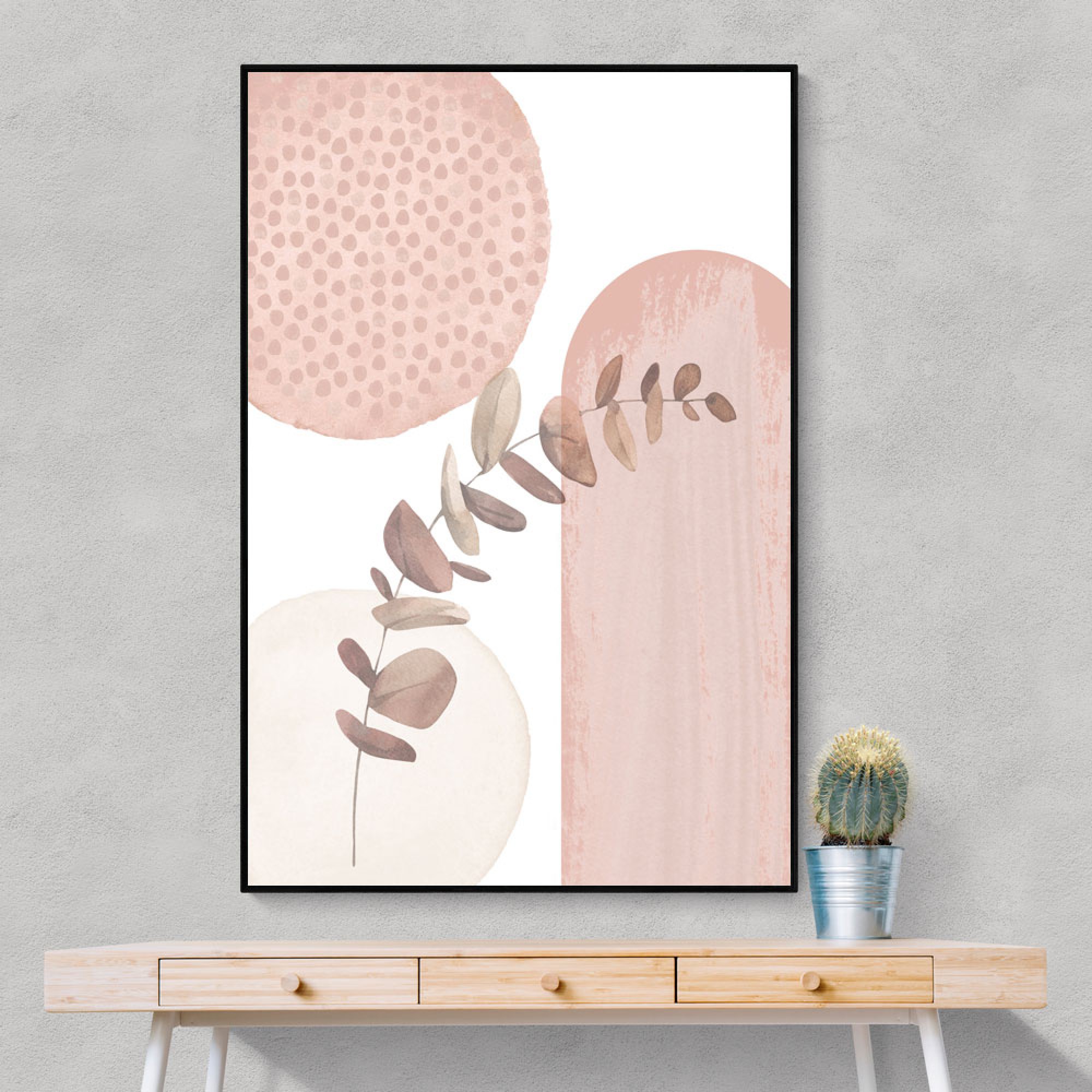Boho pink 3 Wall Art