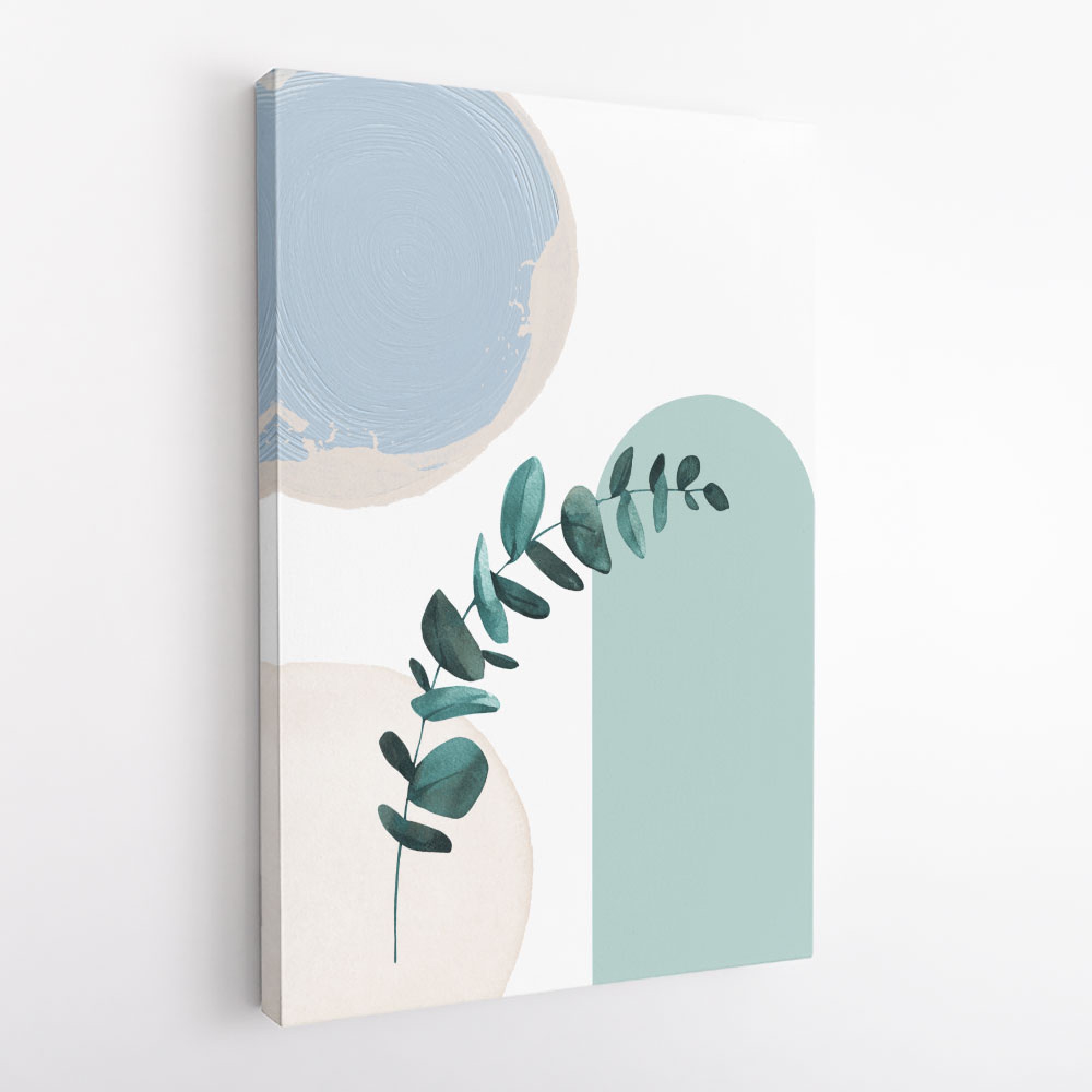 Blue green boho 1 Wall Art