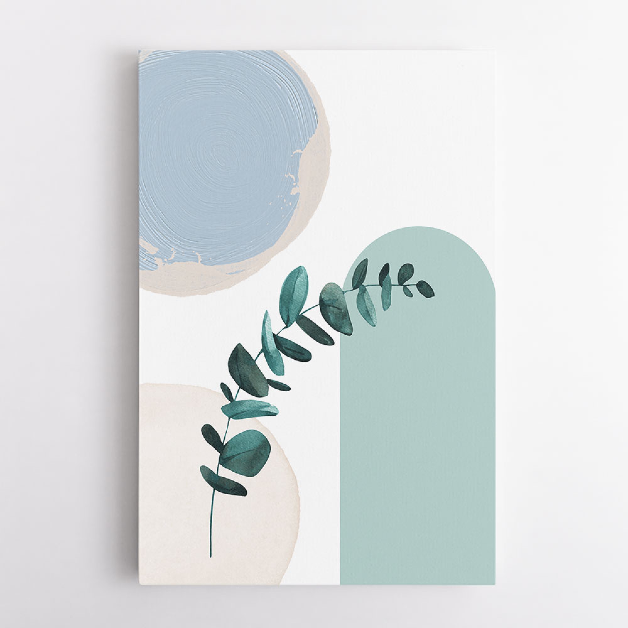 Blue green boho 1 Wall Art